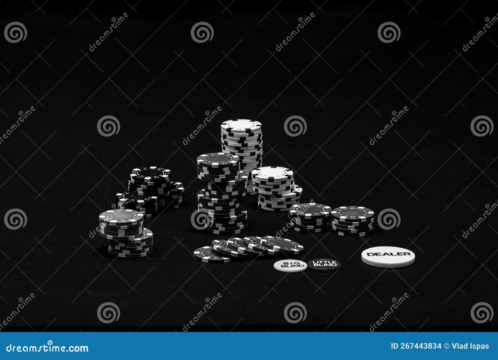Poker Chips, Money and Gamble Stock Photo - Image of poker, stack ...