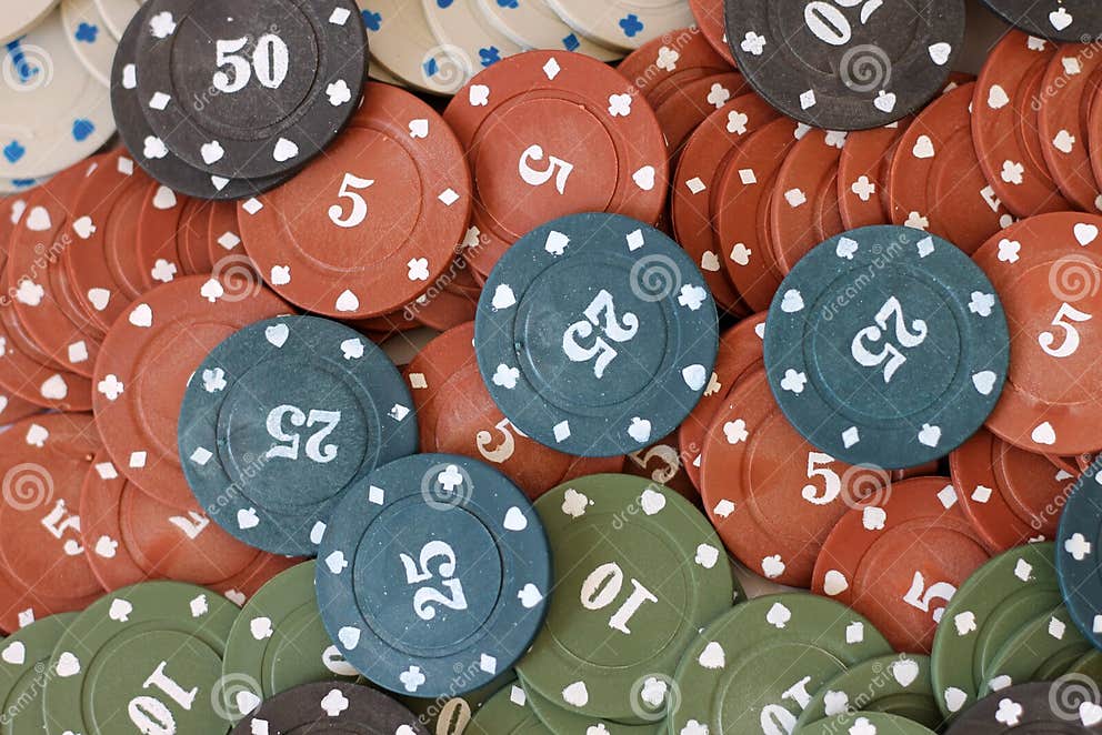 Poker chips stock image. Image of pile, chips, numbers - 39352967