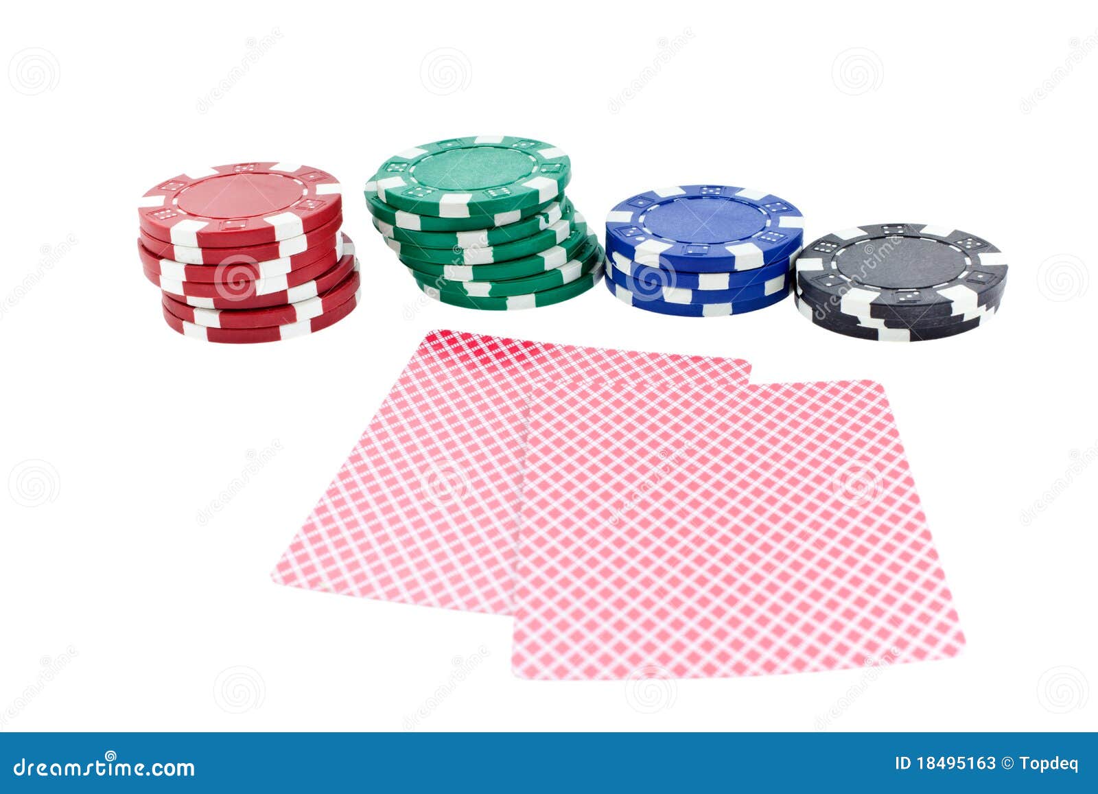 Poker Chips and Playing Cards Stock Image - Image of plastic, leisure ...