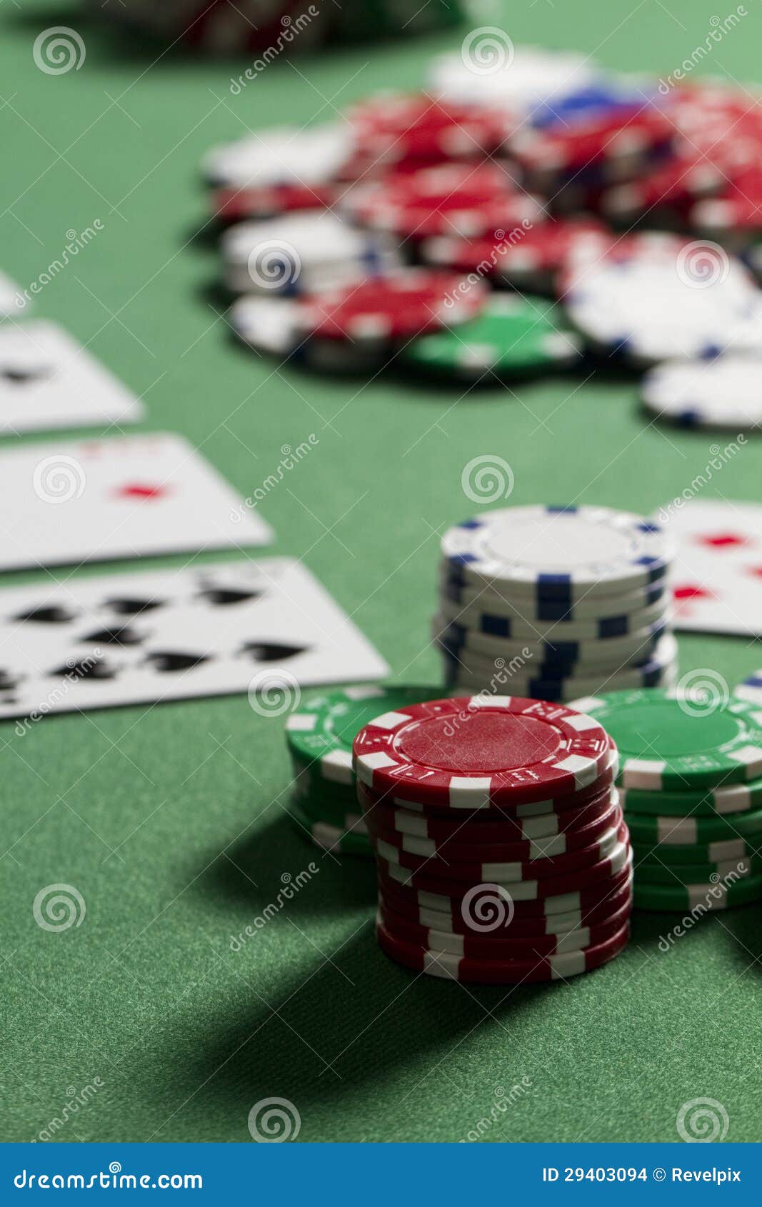 Poker Chips Stack stock photo. Image of playing, coin - 29403094