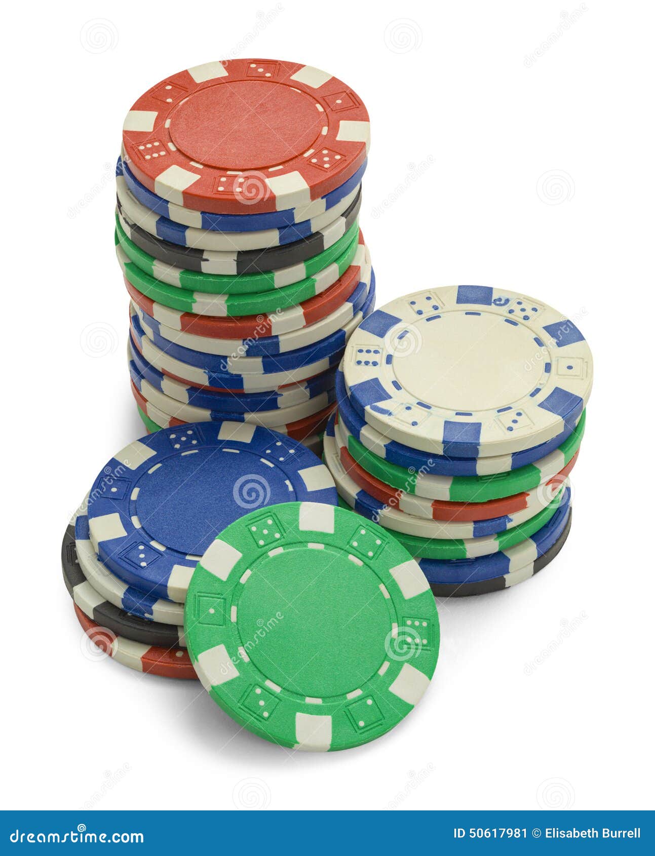 Poker Chips Stack stock image. Image of empty, space - 50617981