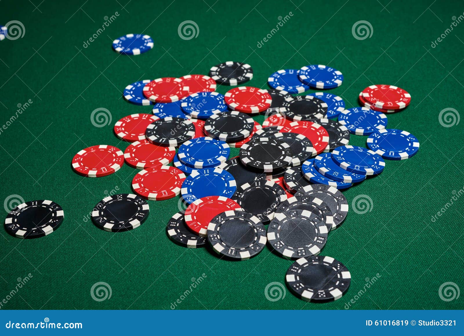 Poker chips on table stock image. Image of gaming, blue - 61016819