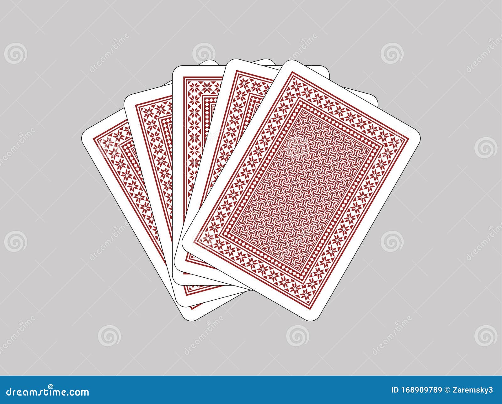 Combination Five Colors Background Vector Illustration | CartoonDealer ...