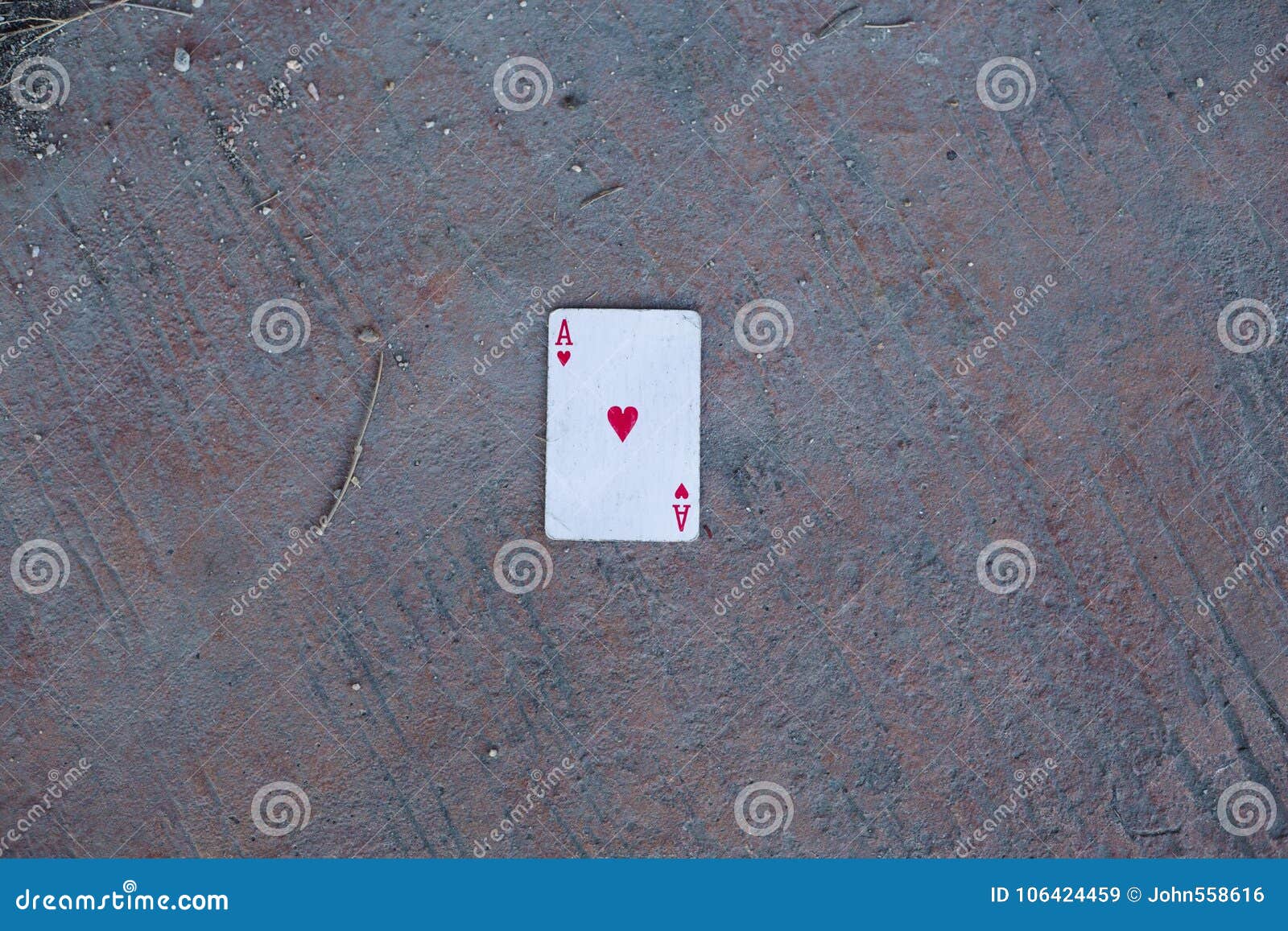 Poker 1on the ground stock image. Image of white, risk - 106424459