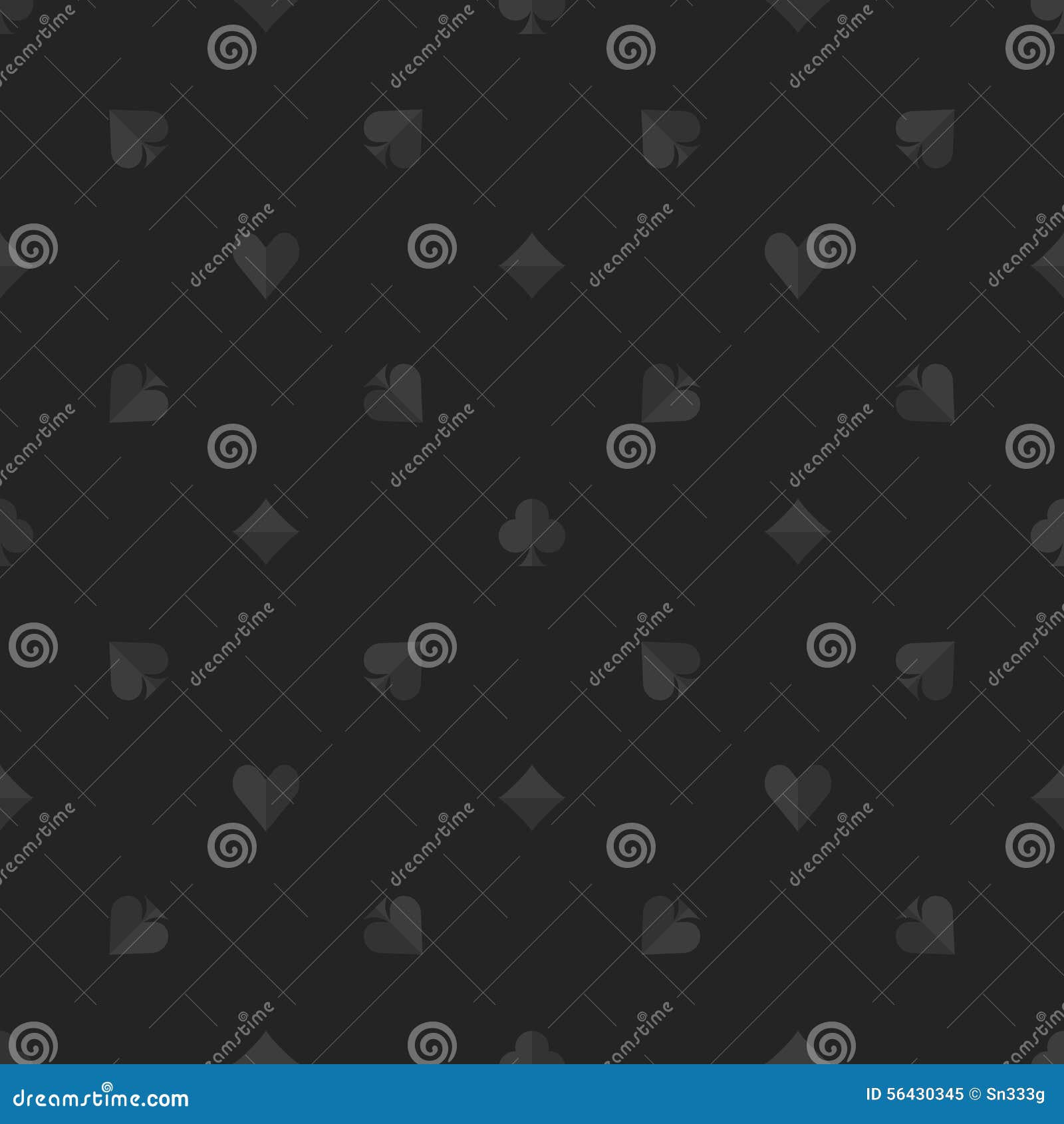 Poker Dark Seamless Pattern Stock Vector - Illustration of play ...