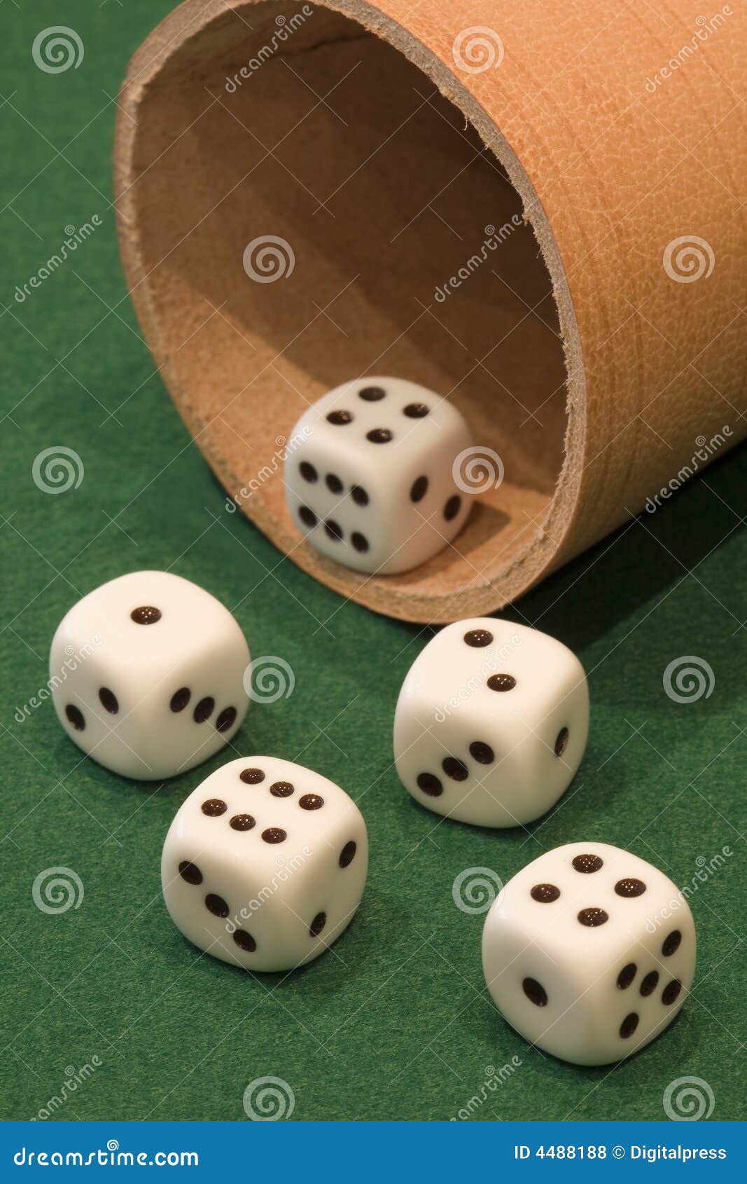 Poker Dice stock photo. Image of numbers, happiness, party - 4488188