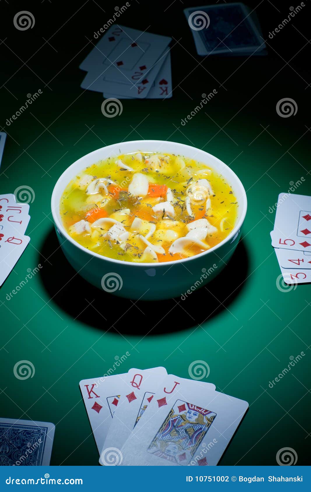 Poker and food stock photo. Image of health, macaroni - 10751002