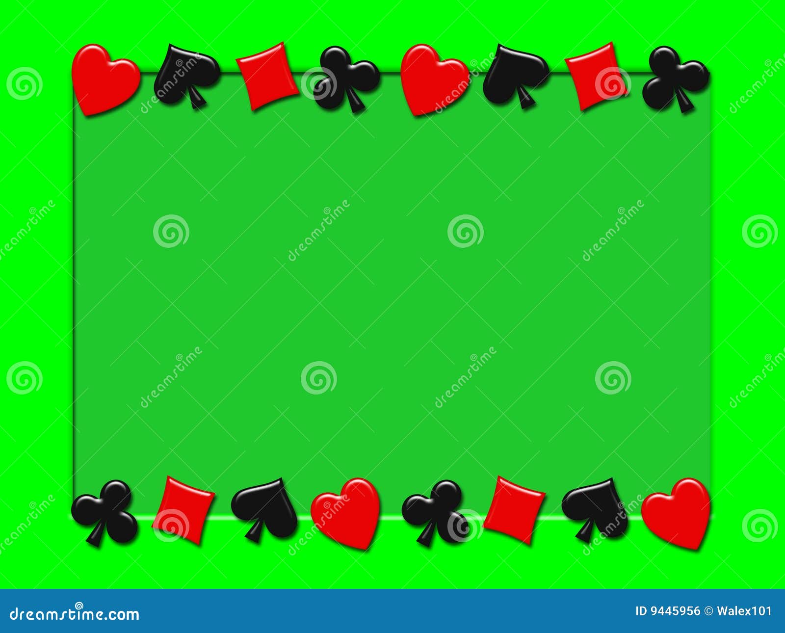 Poker Frame Picture. Image: 9445956