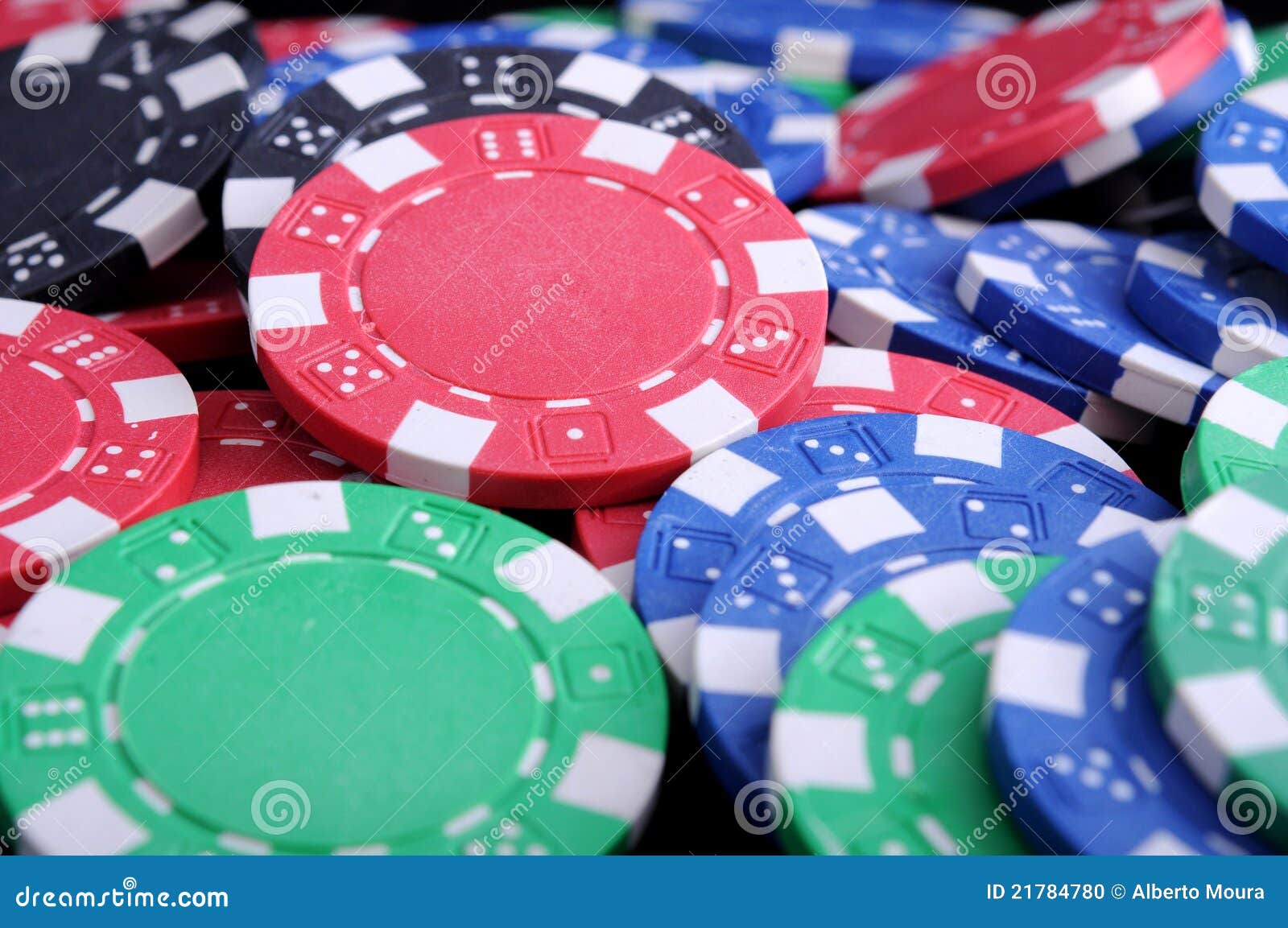 Poker Gabling Chips stock photo. Image of gamble, colour - 21784780