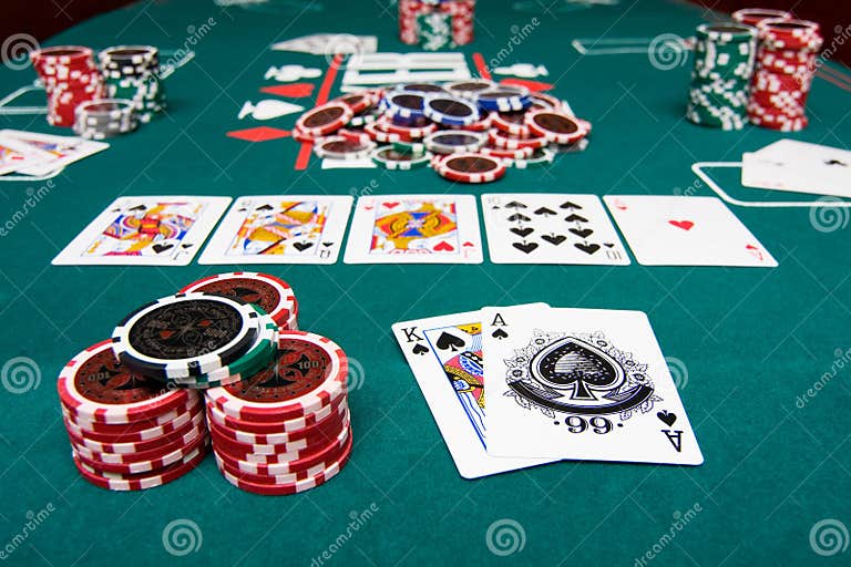 Poker game stock photo. Image of black, fold, entertainment - 15906214