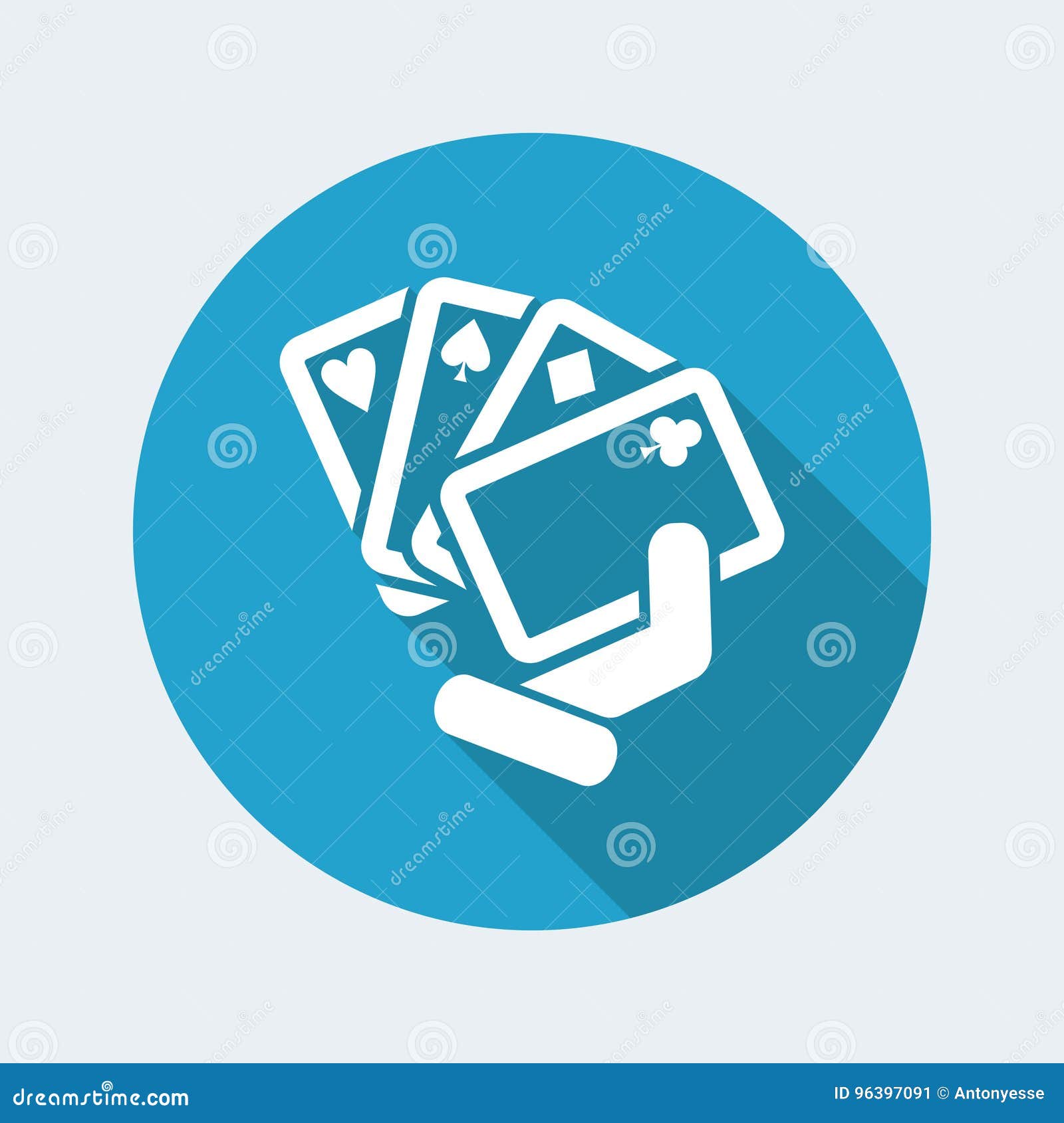 Poker game icon stock vector. Illustration of game, gaming - 96397091