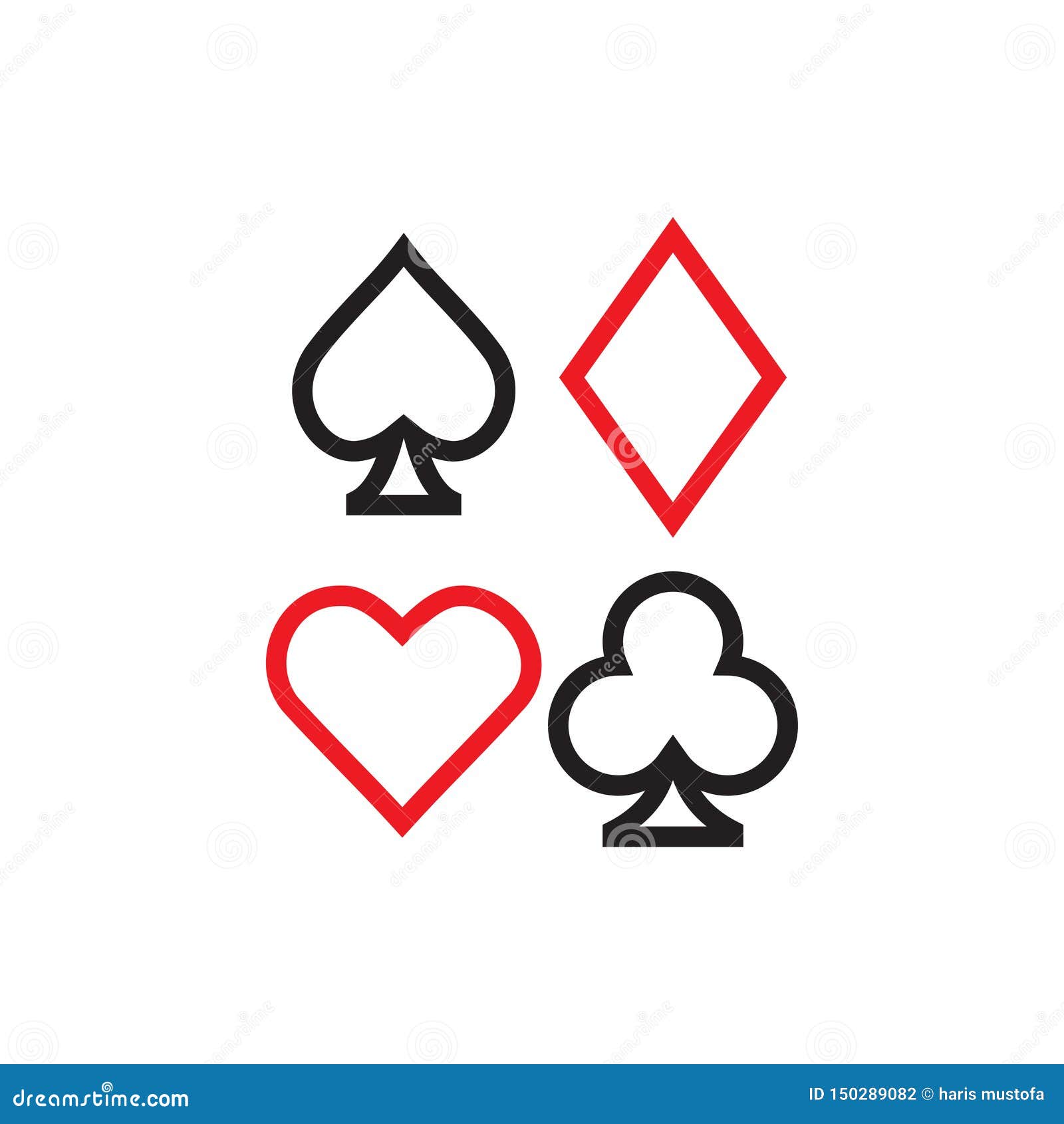 Poker Icon Graphic Design Template Vector Stock Vector - Illustration ...