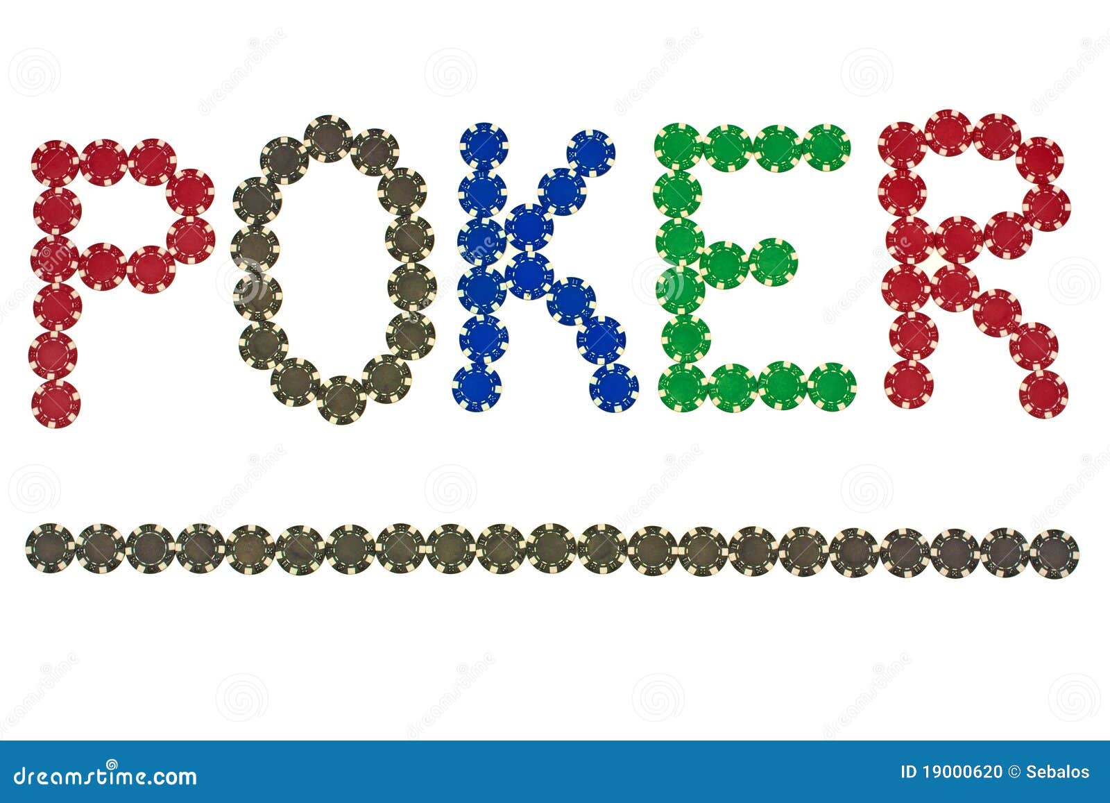 Poker letters stock photo. Image of write, poker, green - 19000620