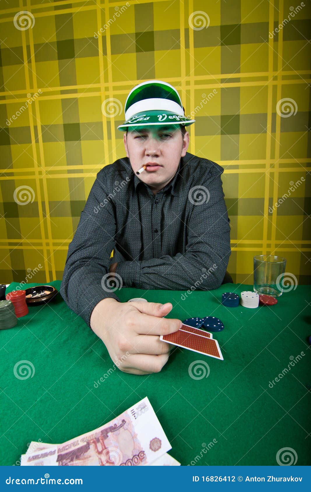 Poker player stock photo. Image of male, cards, caucasian - 16826412