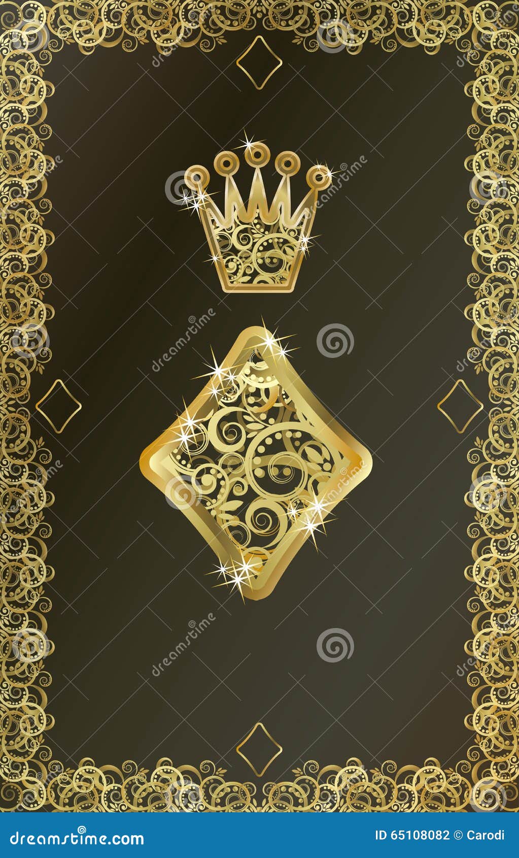 Poker Playing Card Diamond Symbol, Vector Stock Vector - Illustration ...