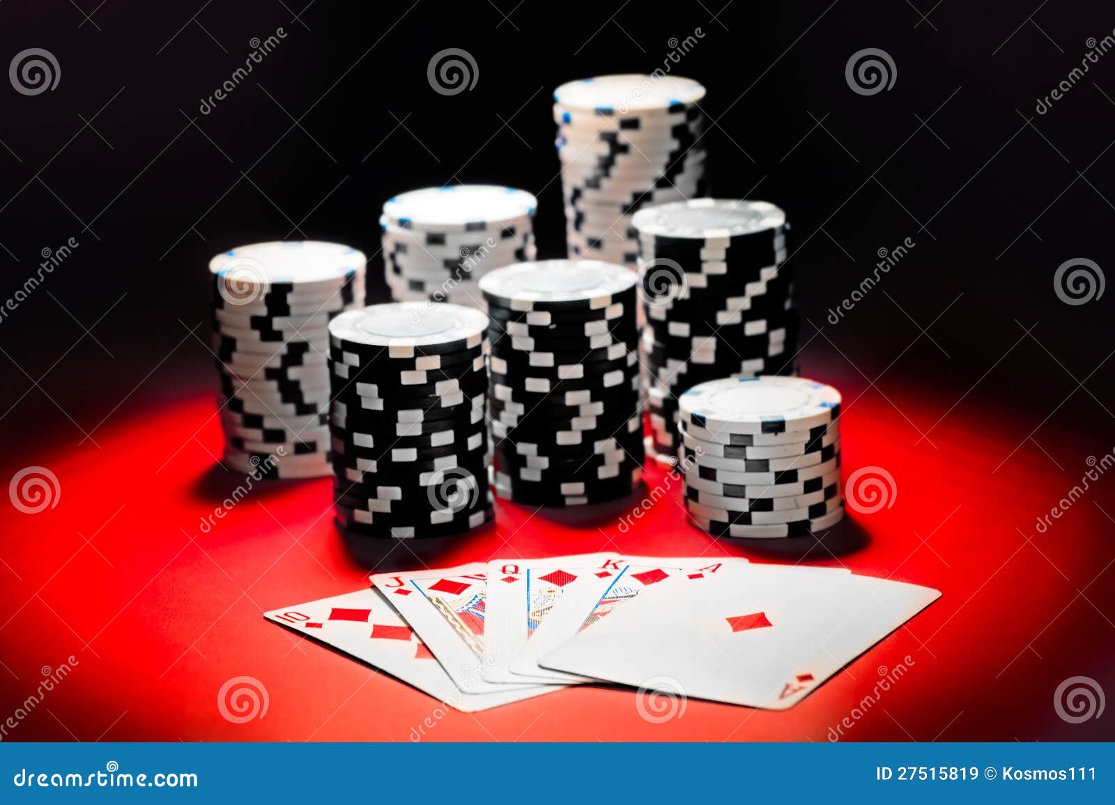Poker, royal flush. stock image. Image of poker, games - 27515819