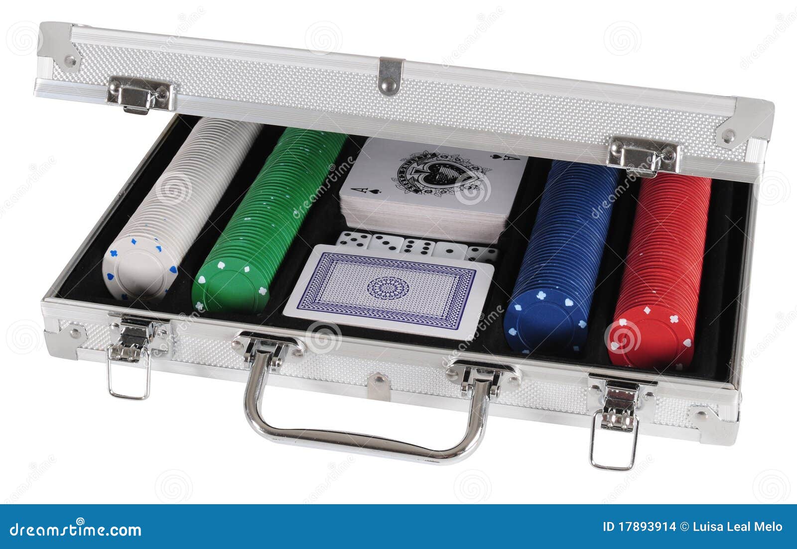 Poker set. stock photo. Image of competition, chip, deck - 17893914