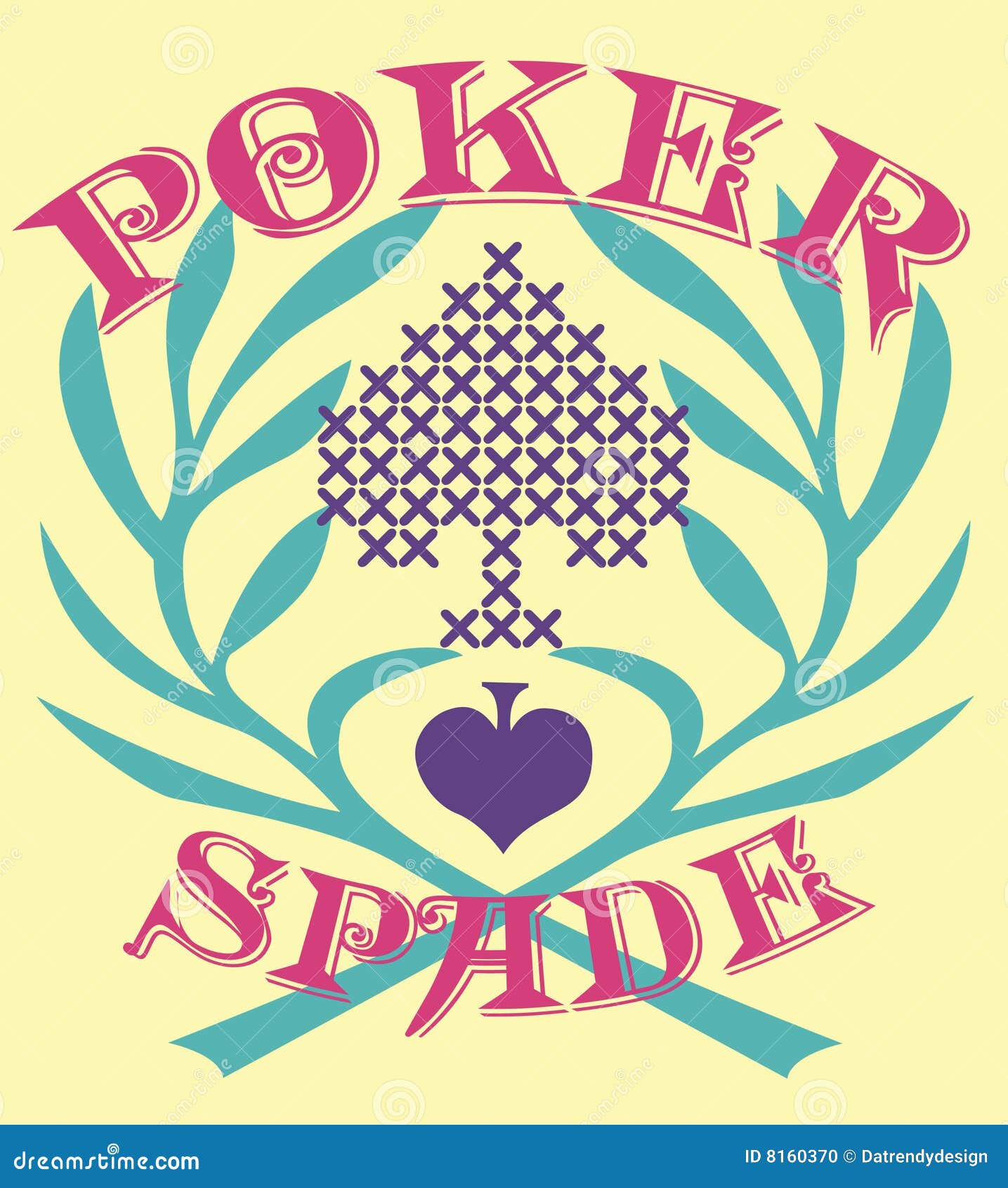 Poker spade illustration stock illustration. Illustration of element ...