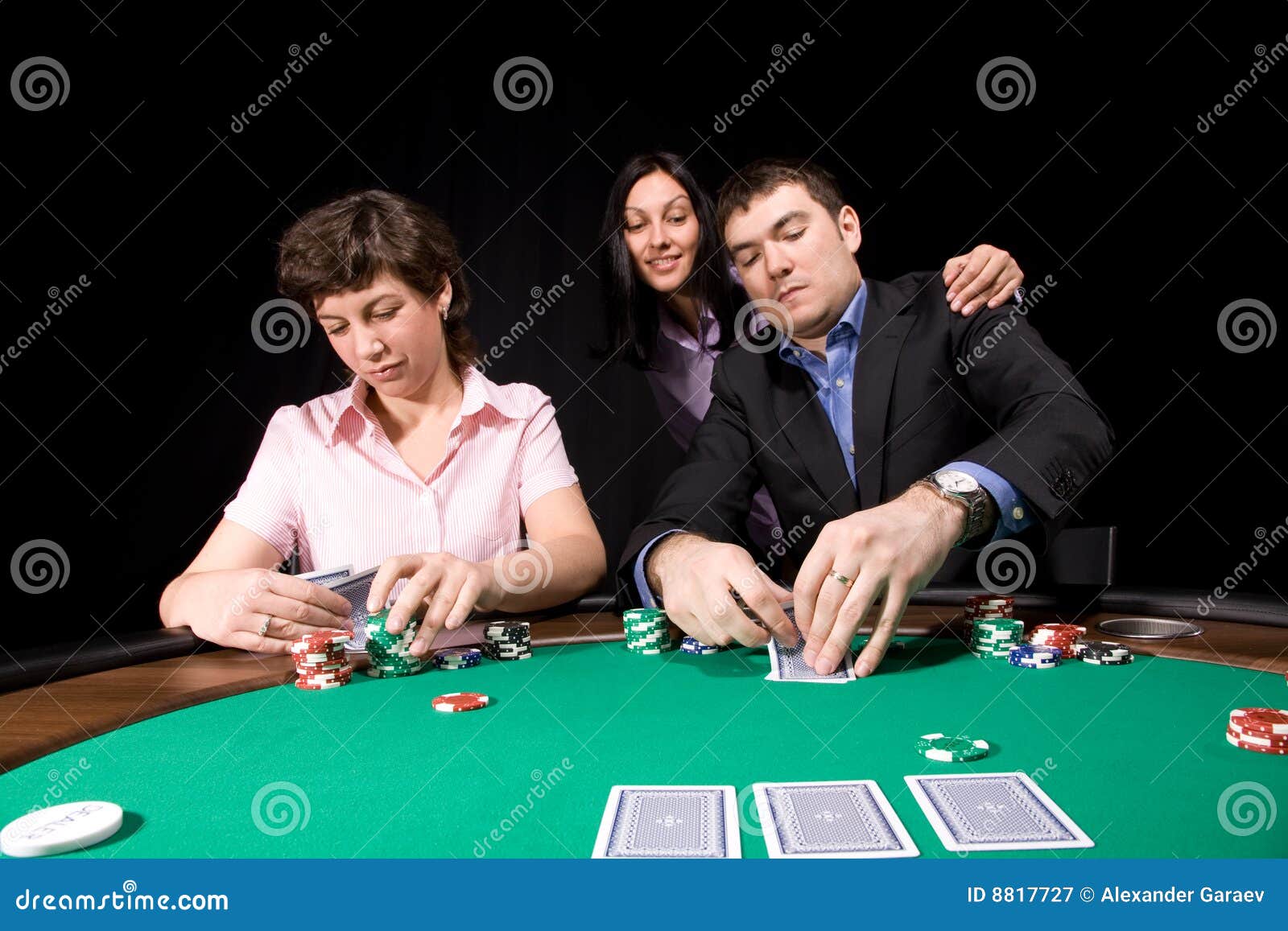 Poker table stock image. Image of felt, people, blackjack - 8817727