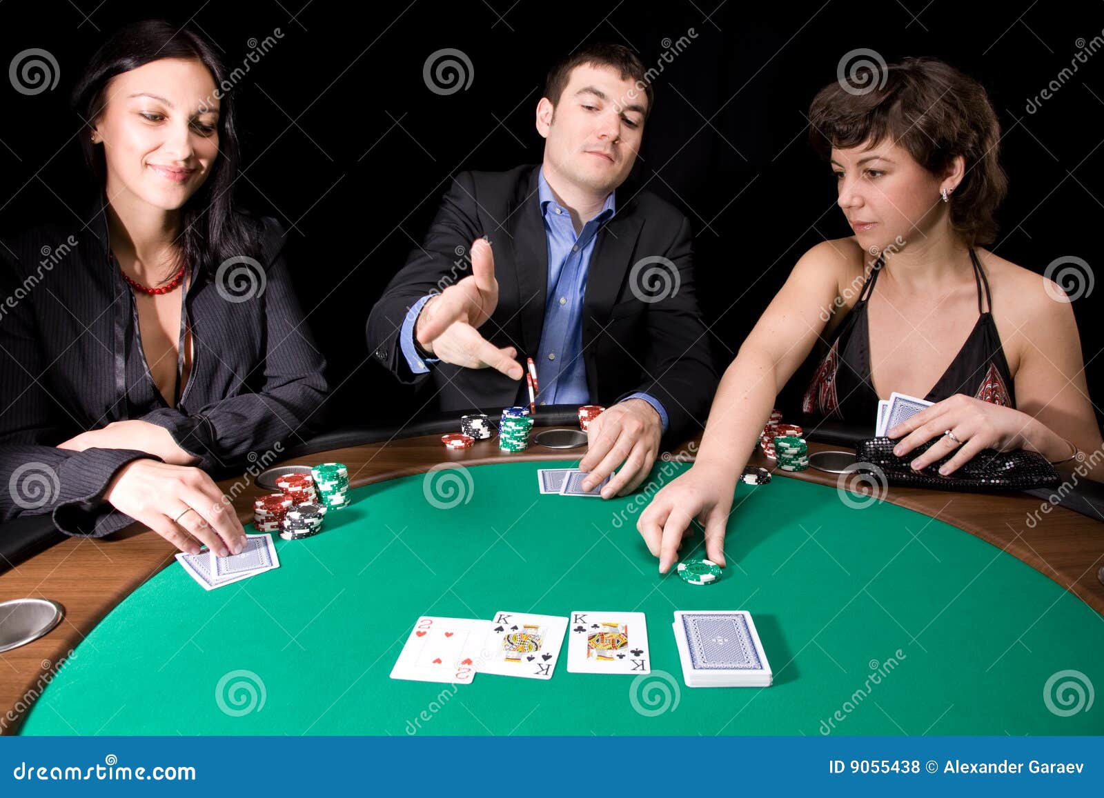 Poker table stock photo. Image of leisure, gambling, horizontal - 9055438