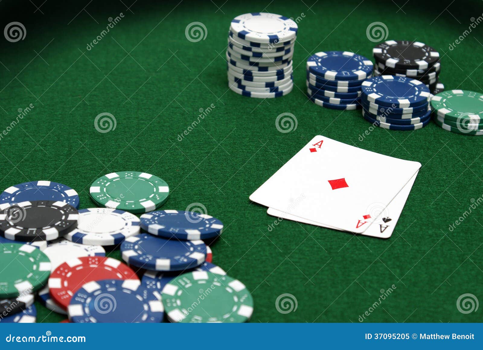 Poker Table stock image. Image of entertainment, cards - 37095205