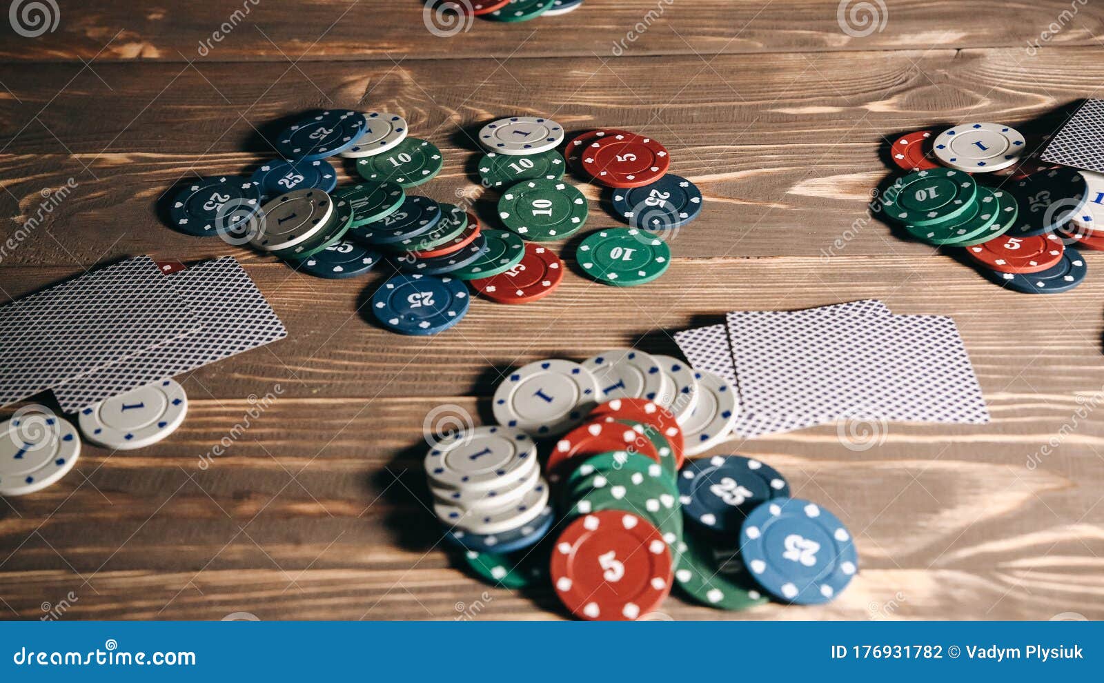 Poker on the Table. Gamble Gaming Stock Photo - Image of black, card ...