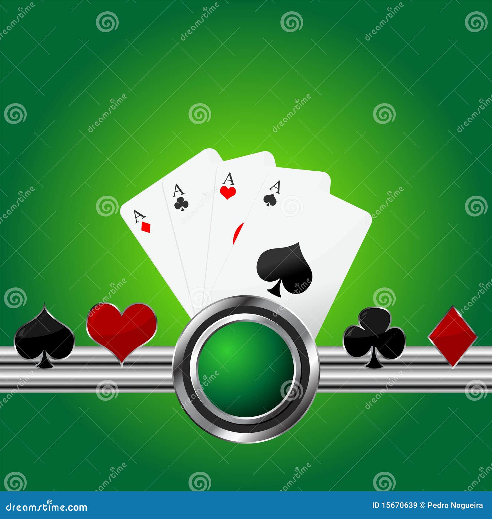 Poker theme background stock vector. Illustration of cards - 15670639