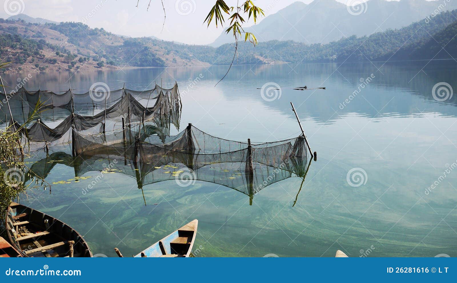Pokhara lakeside stock photo. Image of range, valley - 26281616