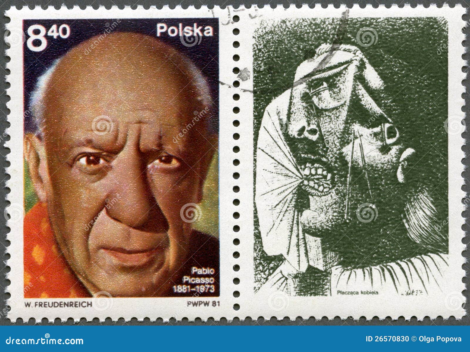 Crying Woman, Folk Art Serie, Circa 1969 Editorial Photo ...