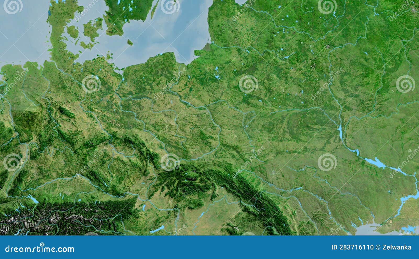 Poland area. Satellite map stock illustration. Illustration of atlas ... Poland area. Satellite map stock illustration. Illustration of atlas ...