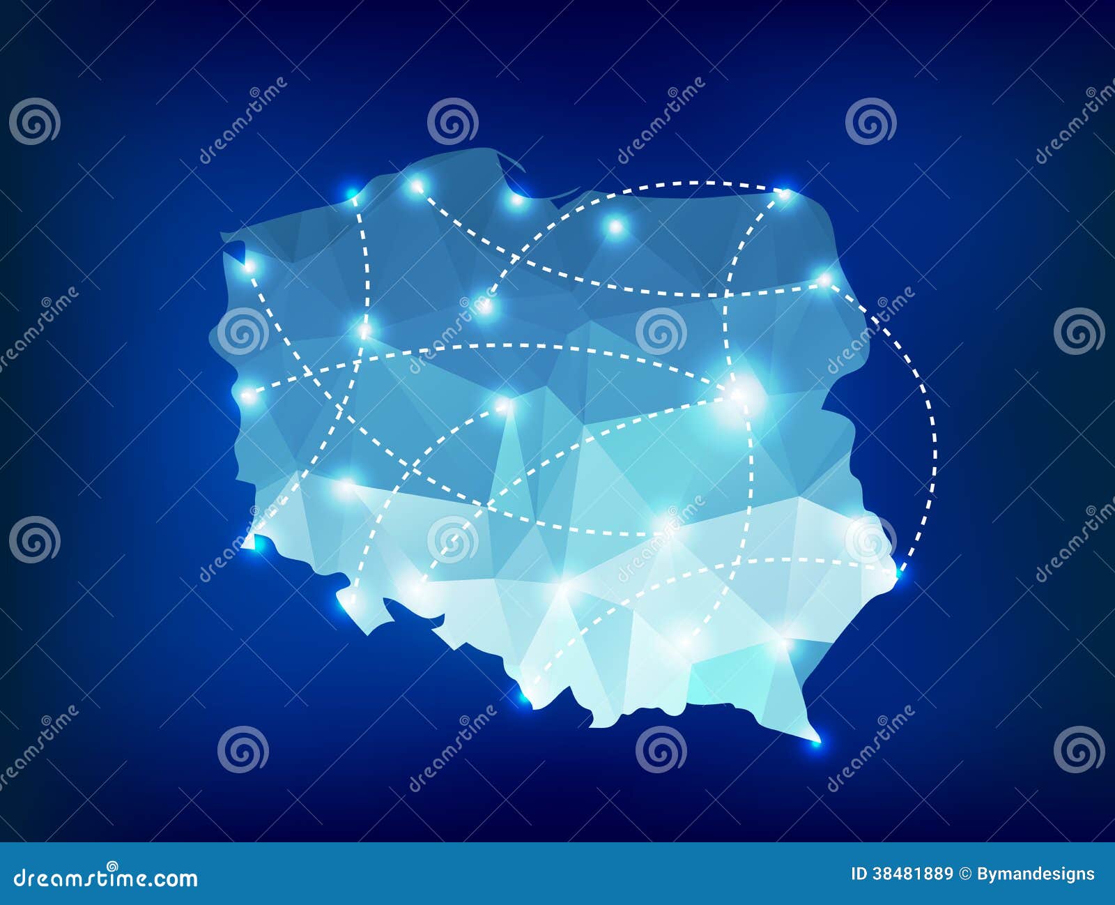 Poland Country Map Infographics Cartoon Vector | CartoonDealer.com ...