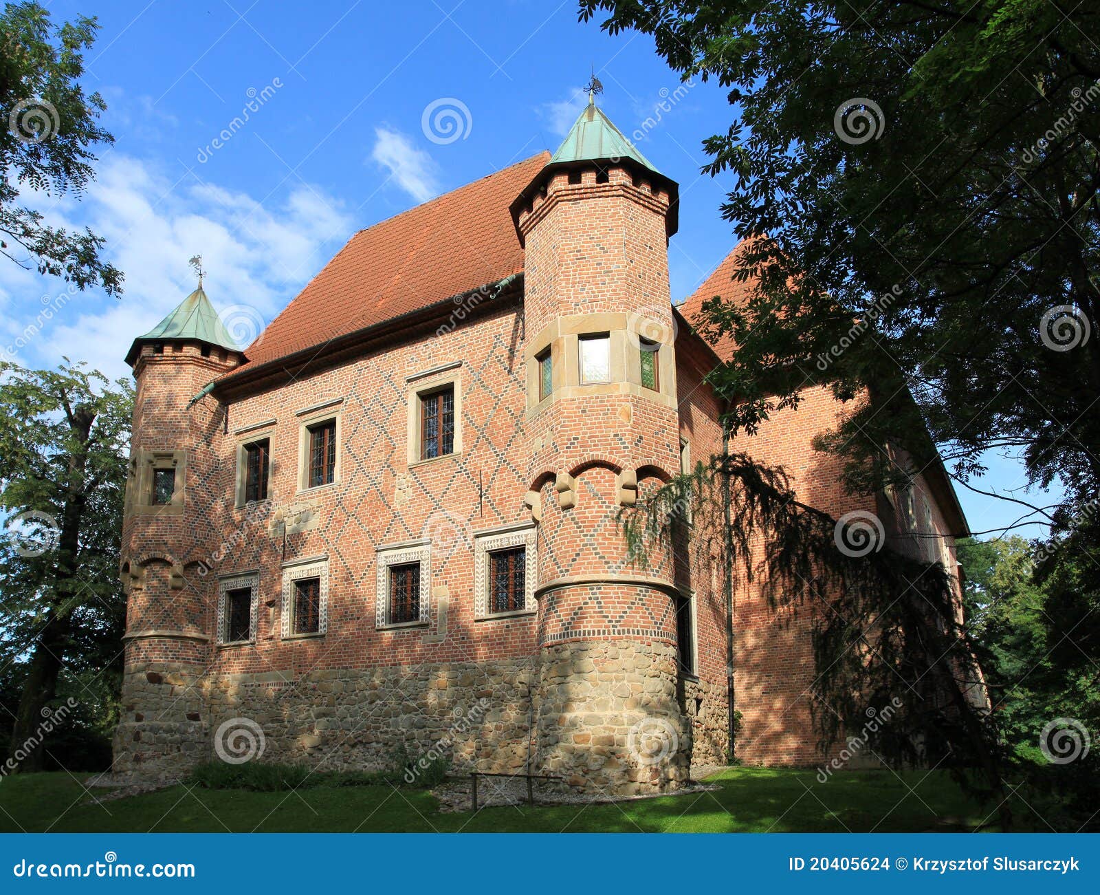 Poland - Debno castle stock photo. Image of architecture - 20405624