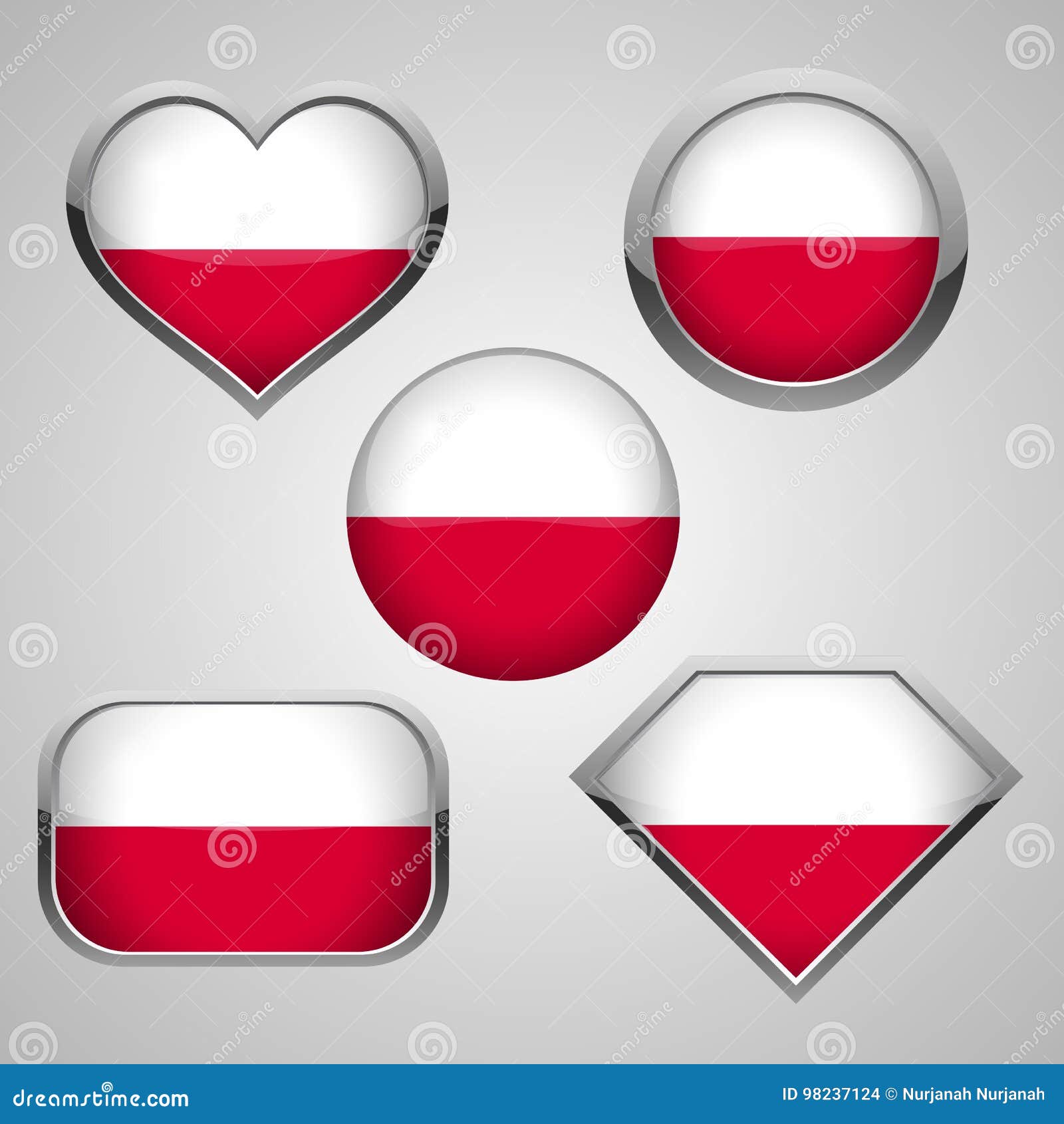 Poland flag icons theme stock vector. Illustration of background - 98237124