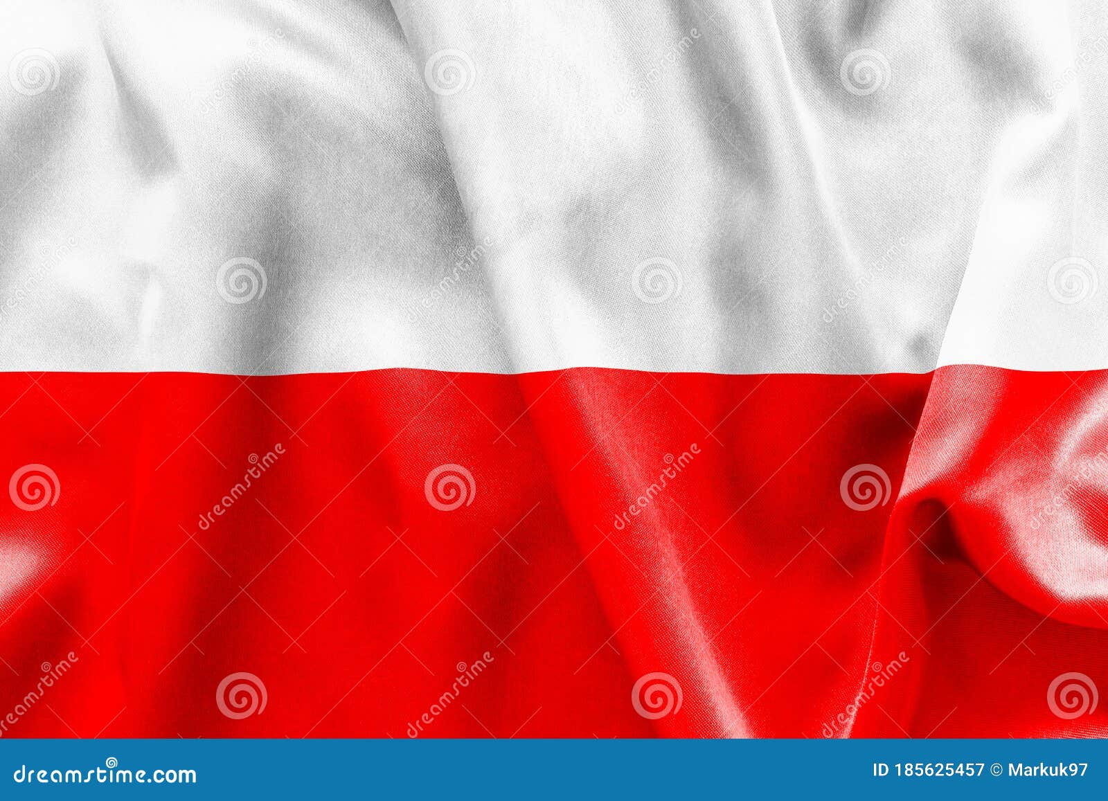 Poland Flag Rippled stock image. Image of patriotic - 185625457