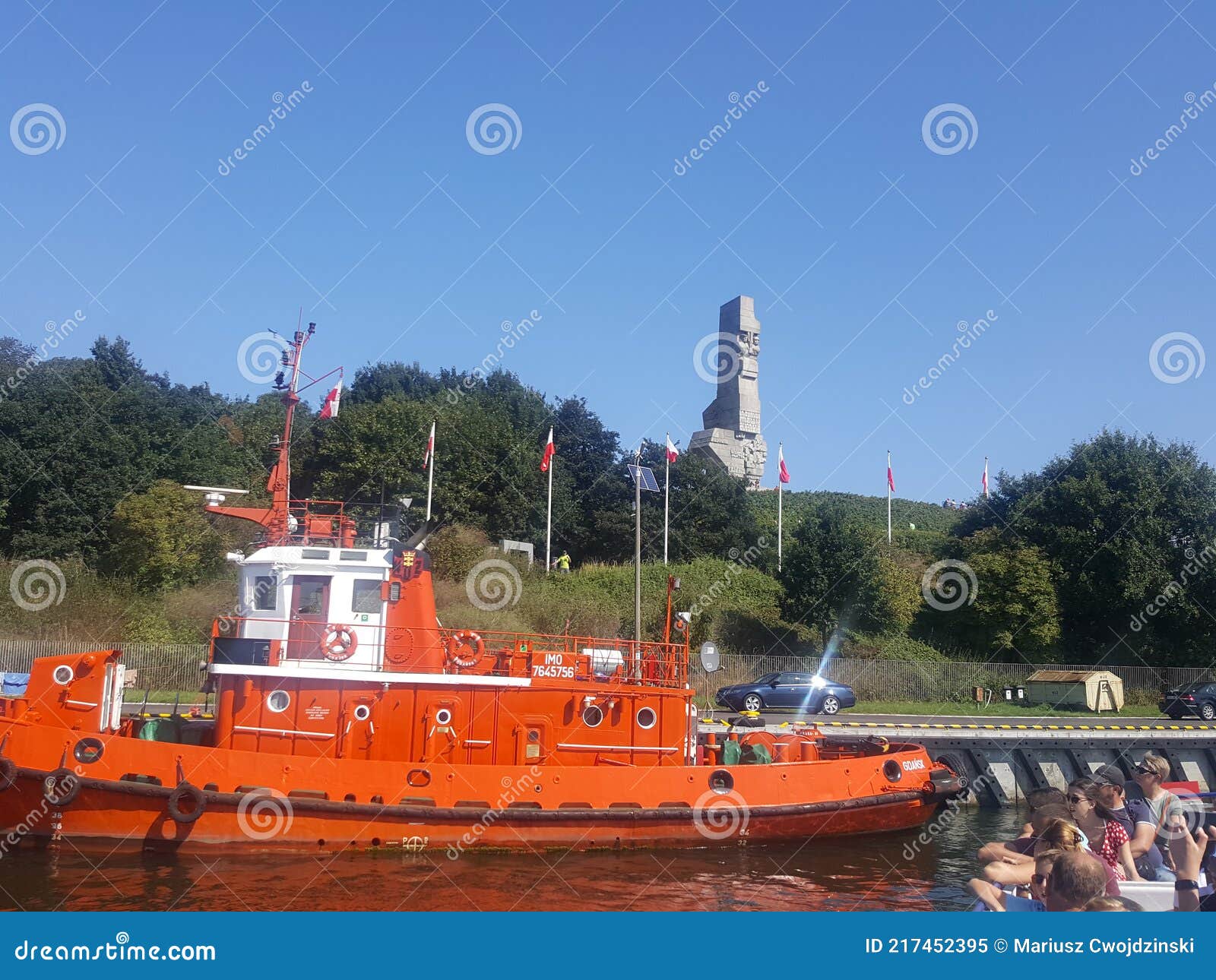 Poland, Gdansk - the Port and Monument in Westerplatte. Editorial Image ...