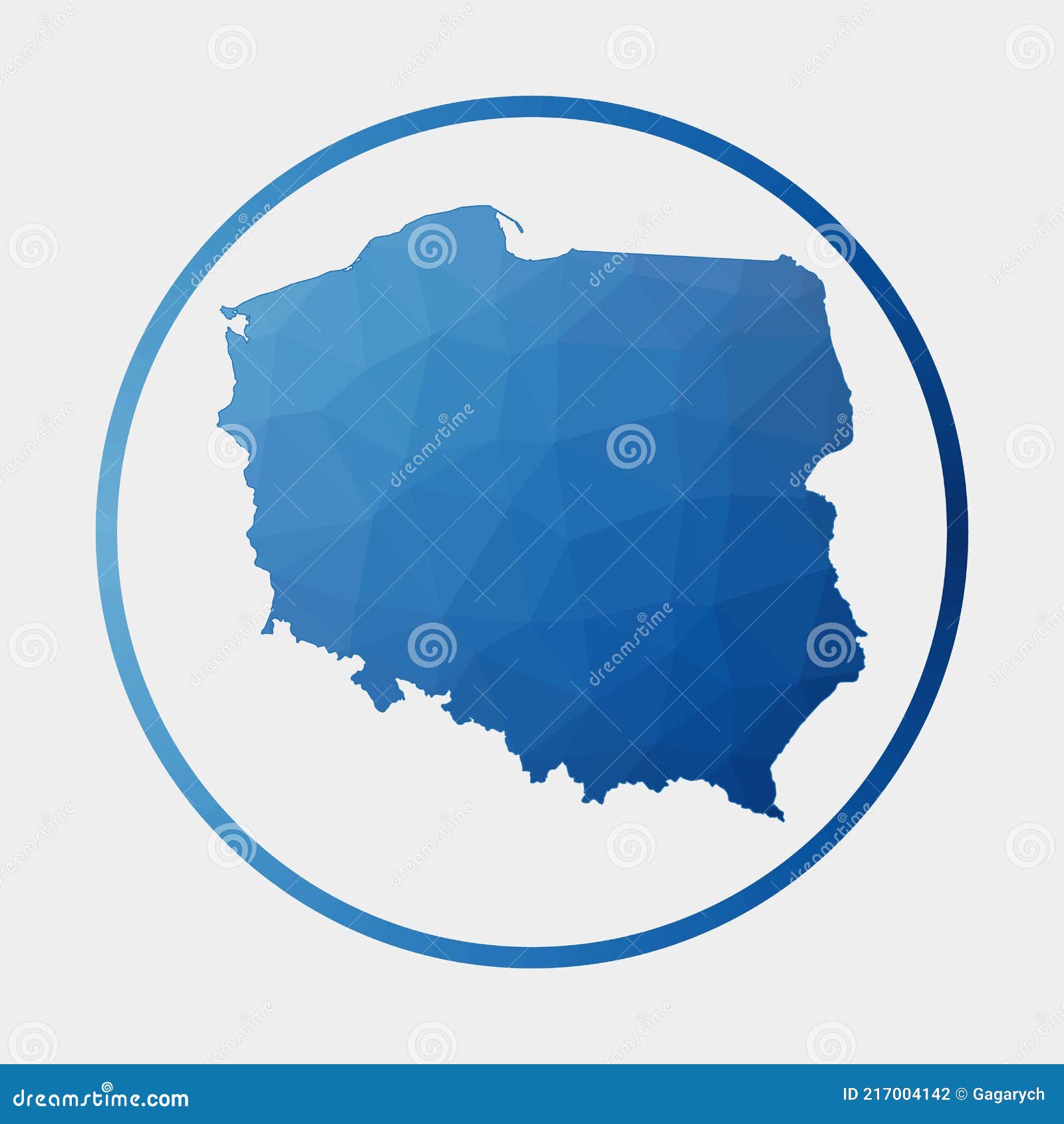 Poland icon. stock vector. Illustration of isolated - 217004142
