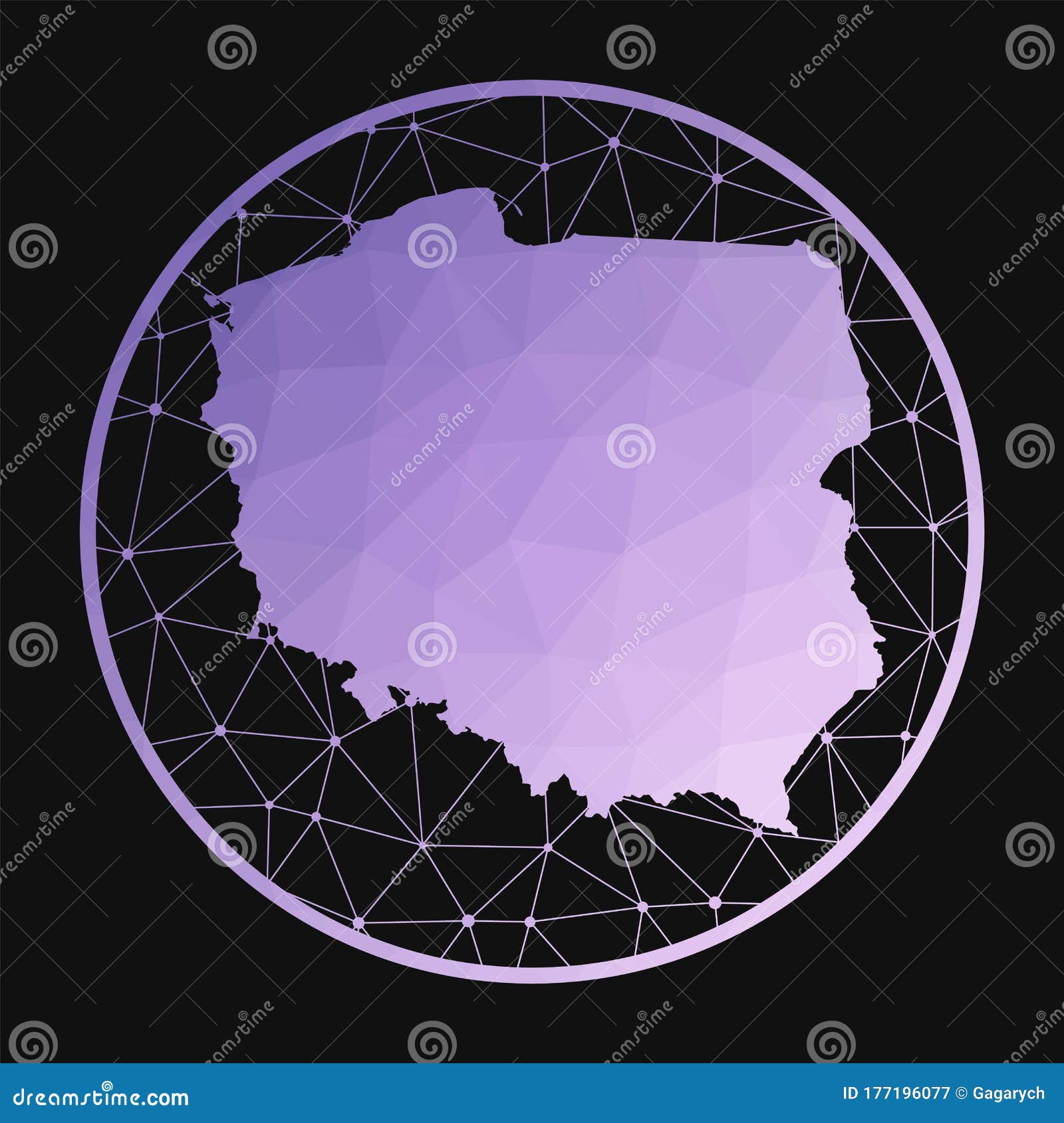 Poland icon. stock vector. Illustration of concept, abstract - 177196077