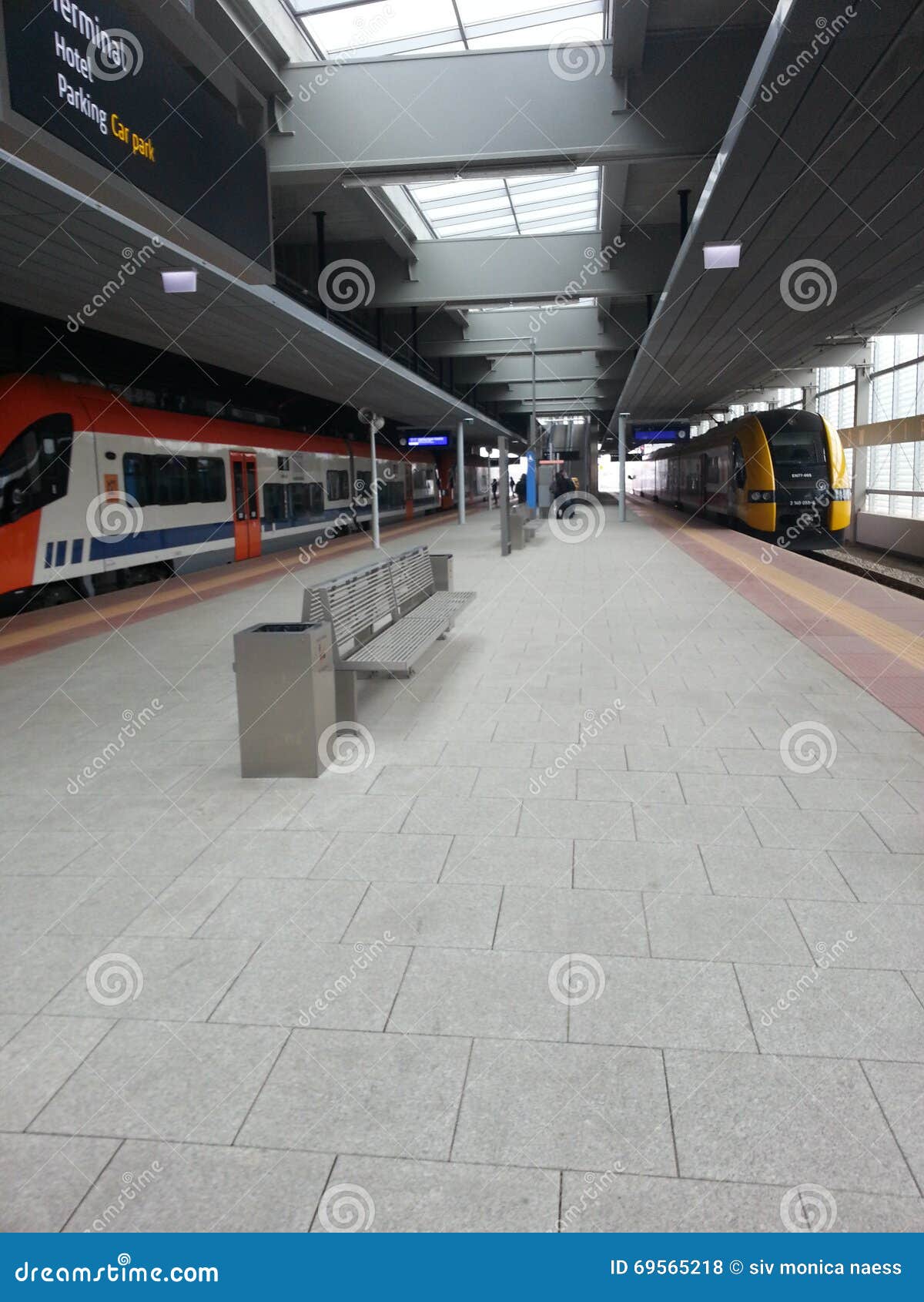 Poland Krakow Train Station Small Stock Photo - Image of poland, train ...