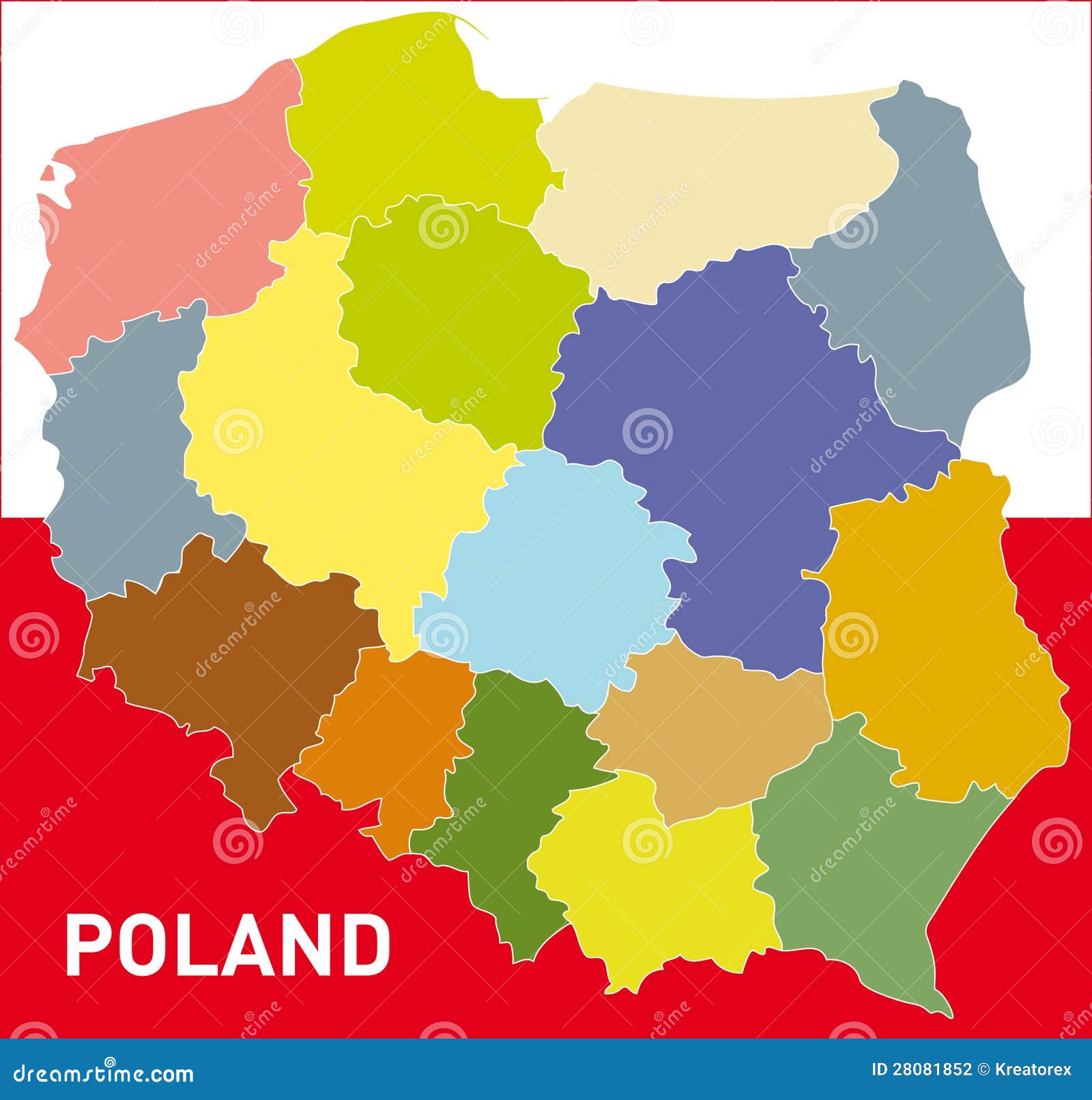 Poland Map stock vector. Illustration of background, navigation - 28081852