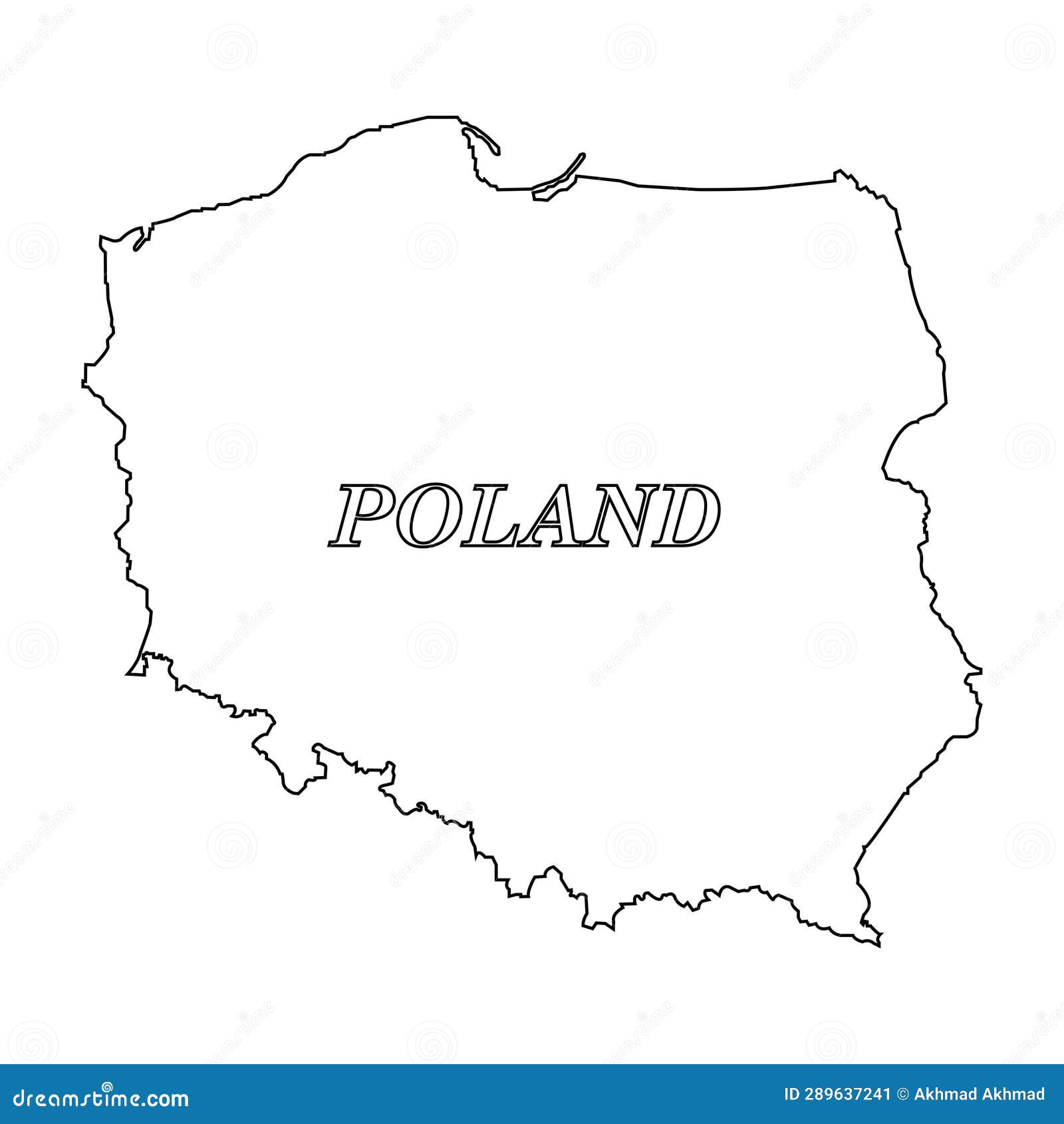 Poland map icon stock illustration. Illustration of locations - 289637241