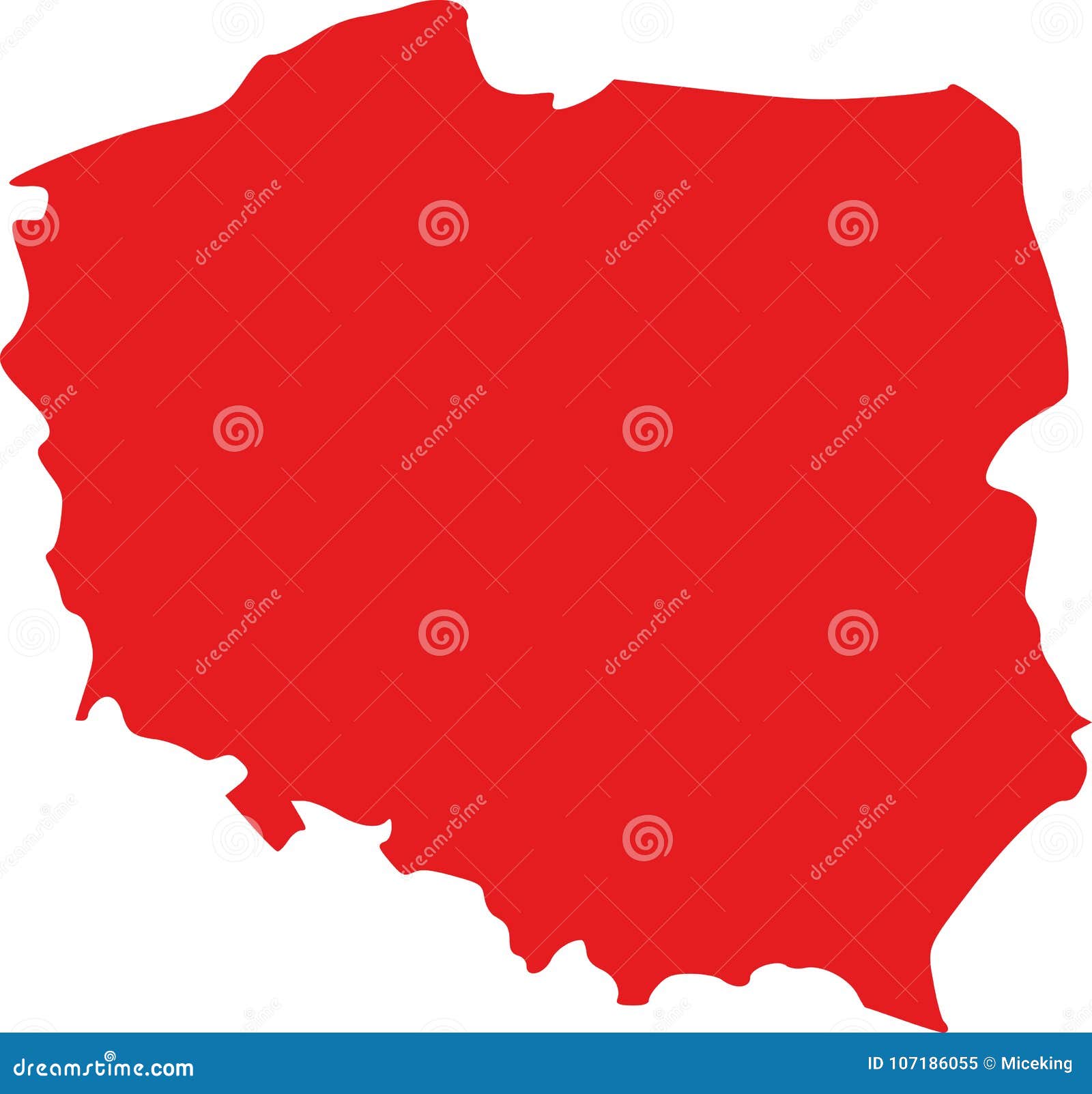Poland map vector stock vector. Illustration of island - 107186055