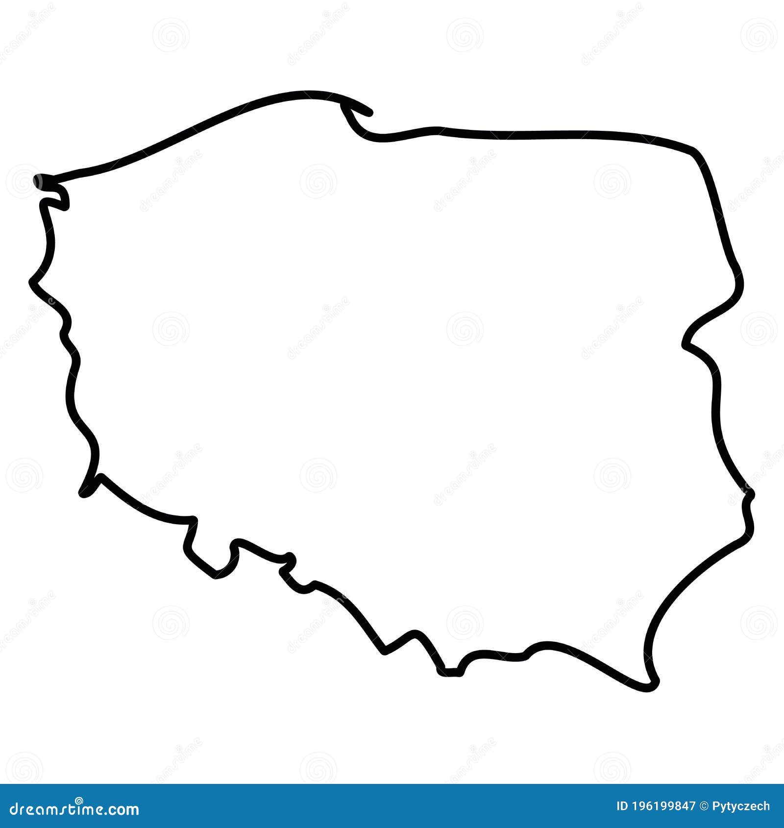 Poland Simple 3D Map With Covid-19 Red Label 3D Rendering. Stock Image ...
