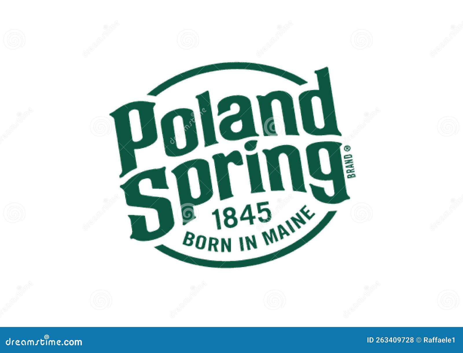Poland Spring Logo stock illustration. Illustration of poland - 263409728