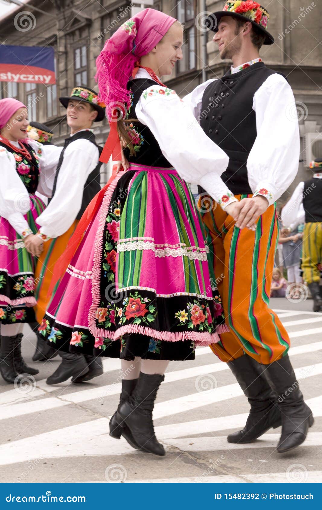 Poland Traditional Folk Group Editorial Photography - Image of ...