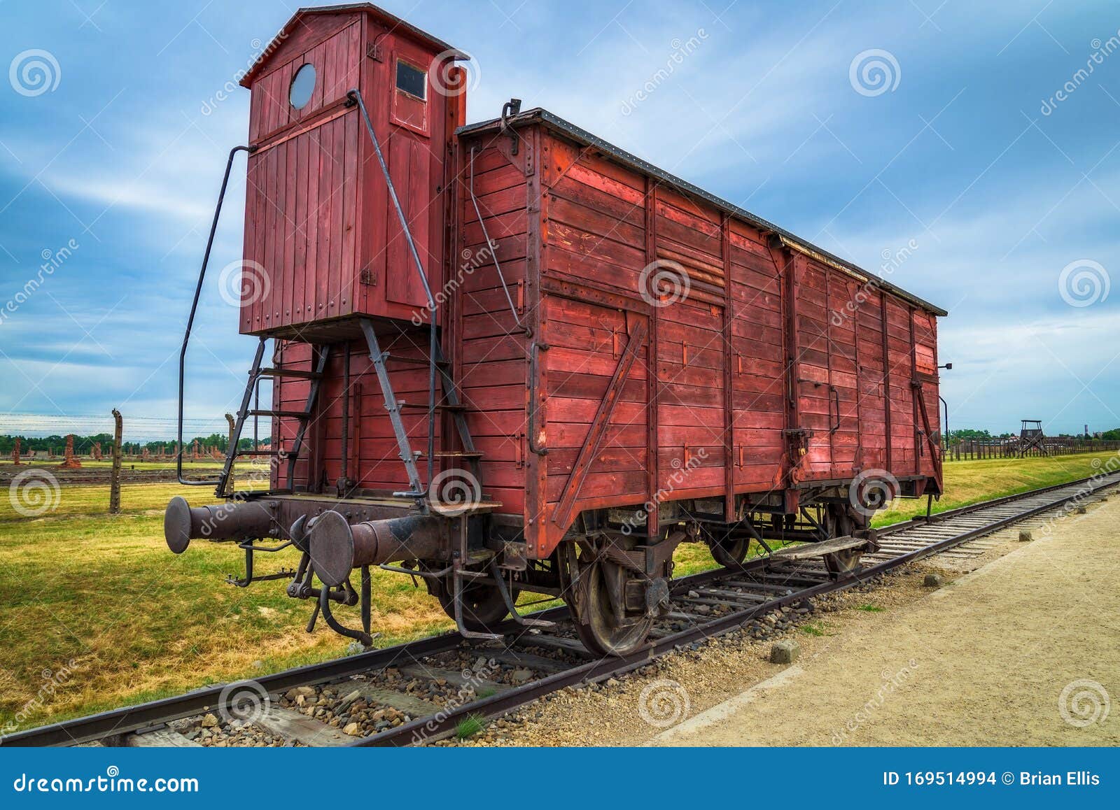 Poland - Train Car in Camp - Auschwitz Concentration Camp Editorial ...