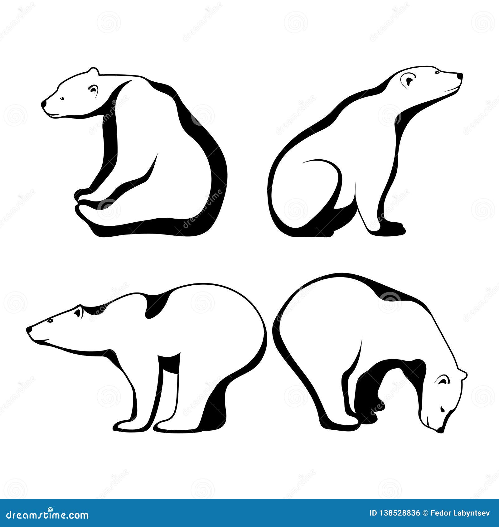Polar Bear Symbol Of The Arctic Vector Illustration | CartoonDealer.com ...