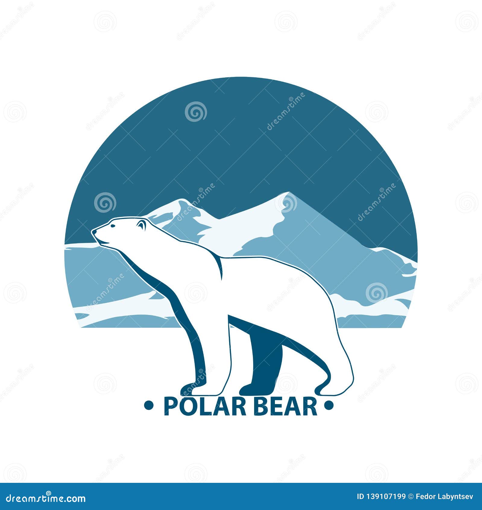 Polar Bear Symbol of the Arctic Stock Vector - Illustration of climate ...