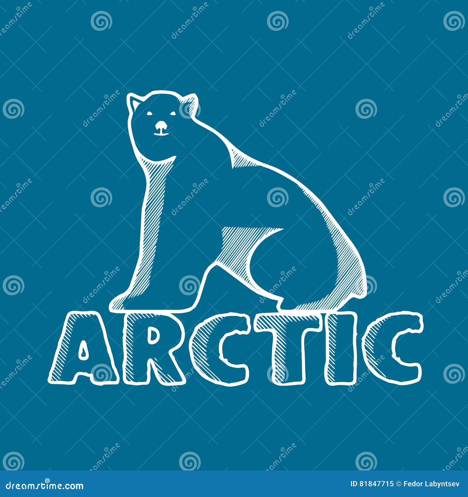 Polar Bear Symbol of the Arctic Stock Vector - Illustration of drawing ...