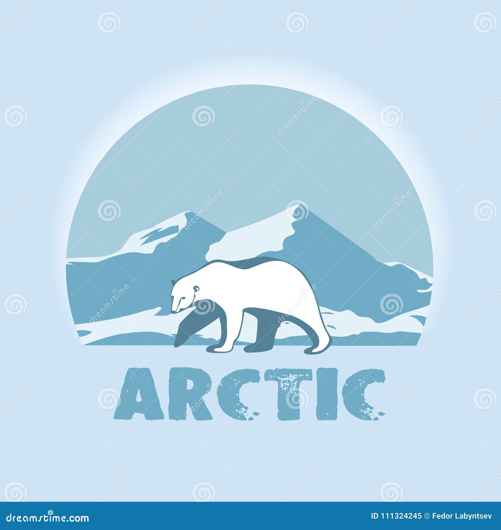 Polar Bear Symbol of the Arctic. Stock Vector - Illustration of polar ...