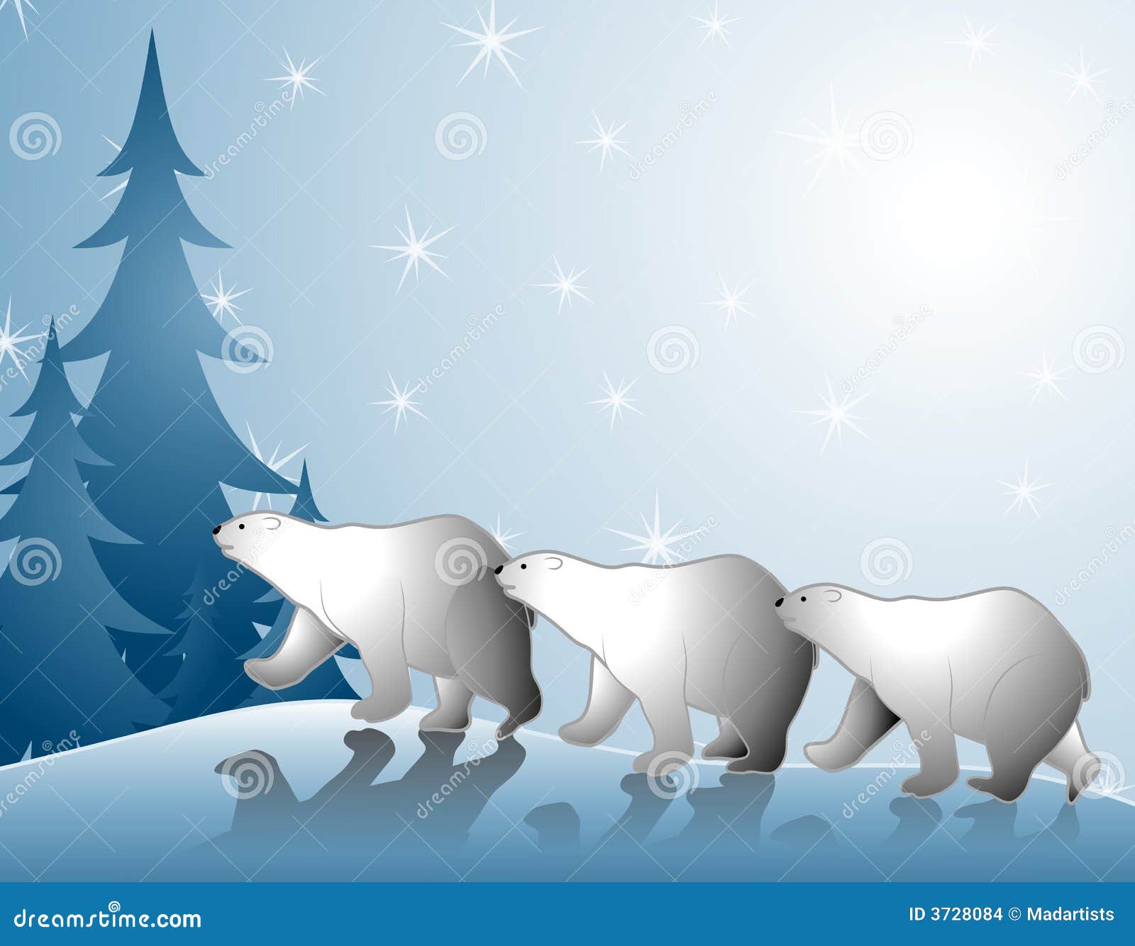 Clipart Of Marching Bears
